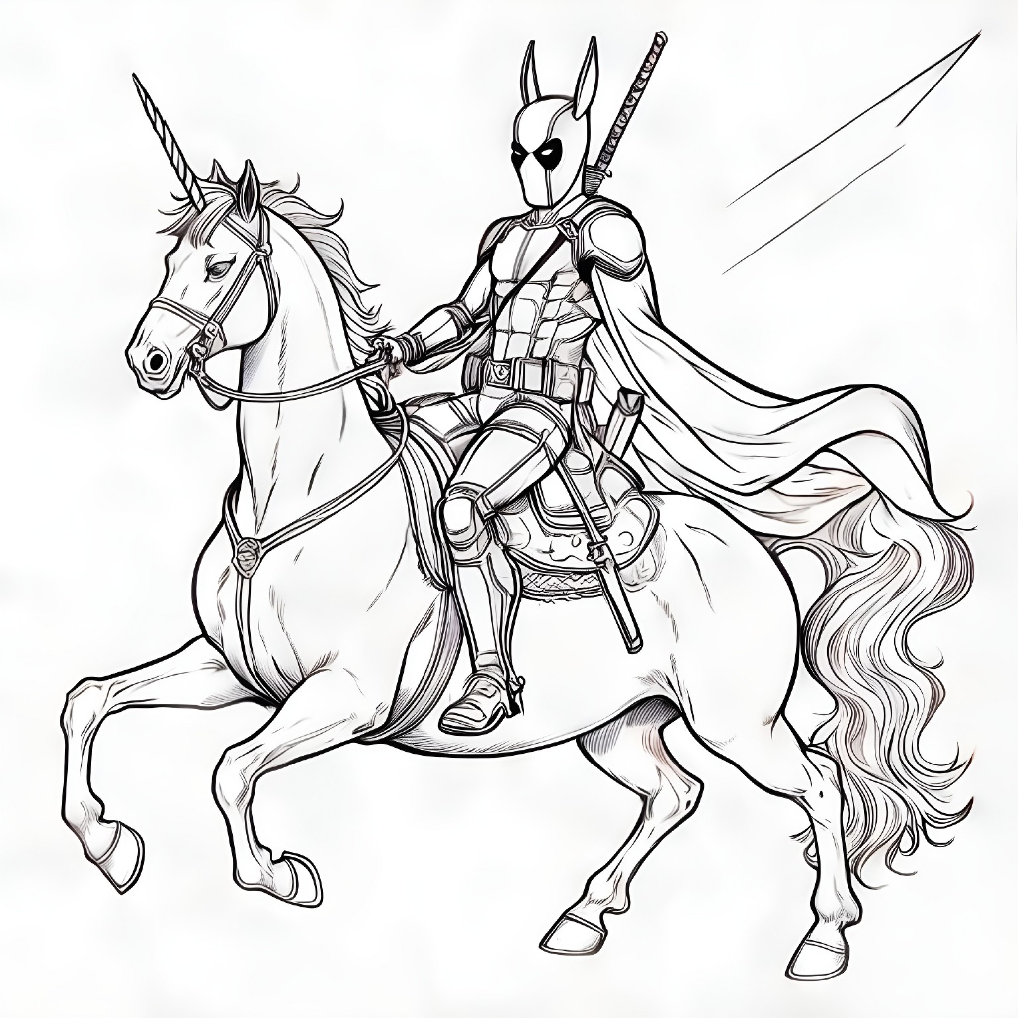Best Deadpool Coloring Pages (Free Printable PDF)