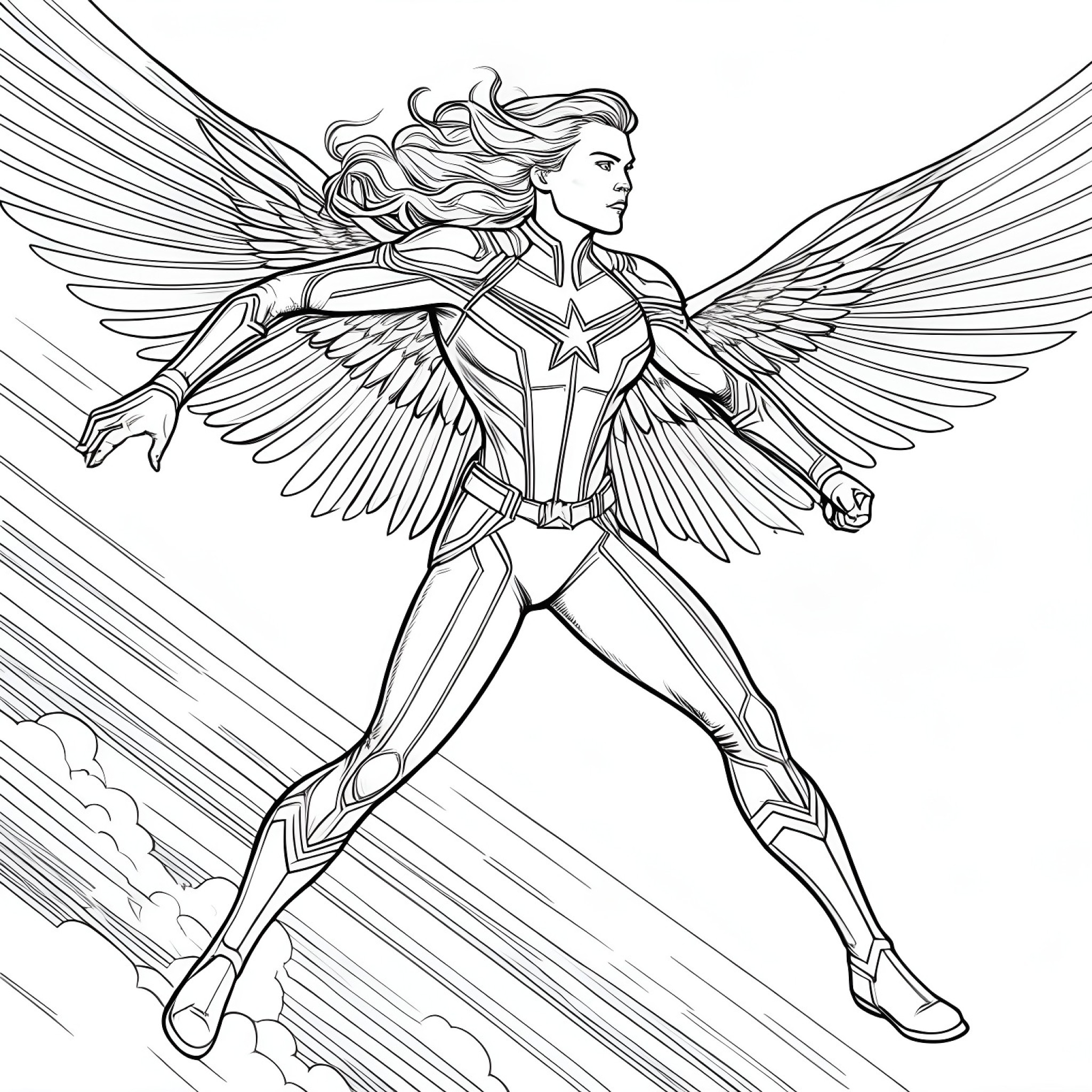 Best Captain Marvel Coloring Pages (Free Printable PDF)