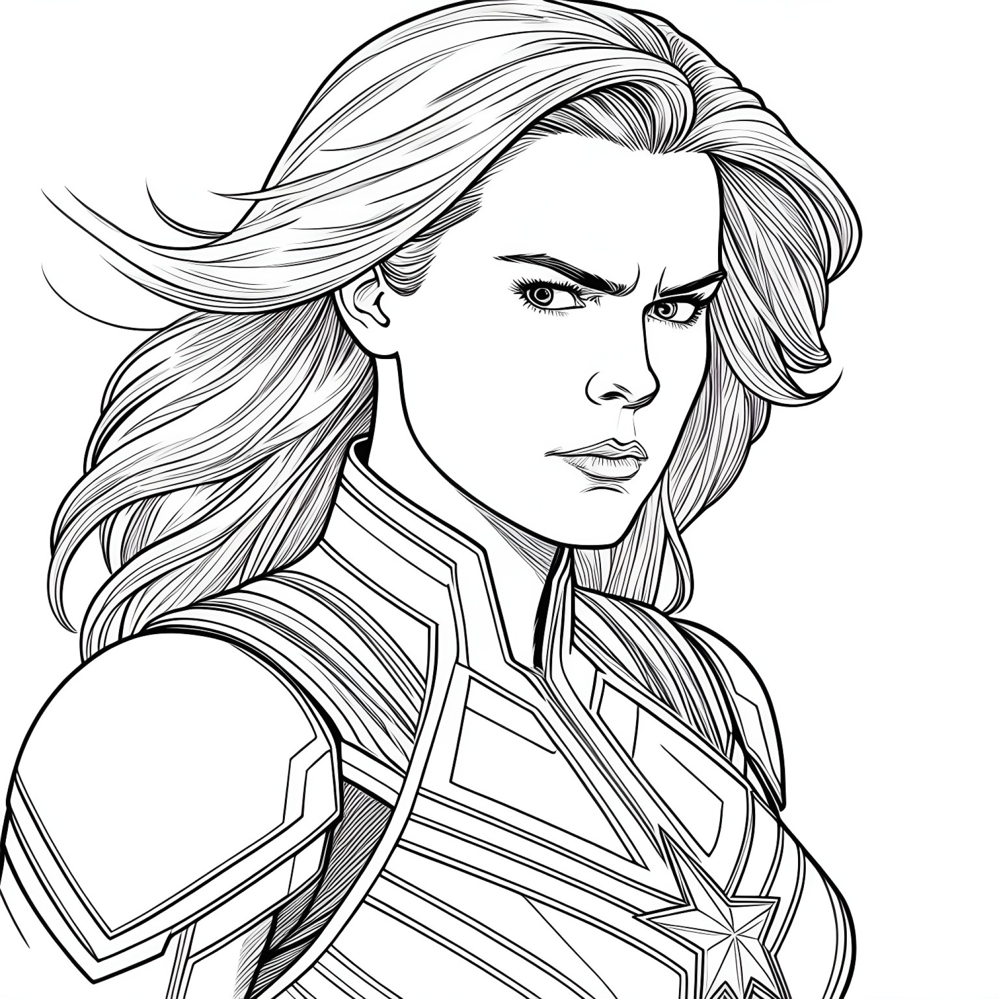 Best Captain Marvel Coloring Pages (Free Printable PDF)