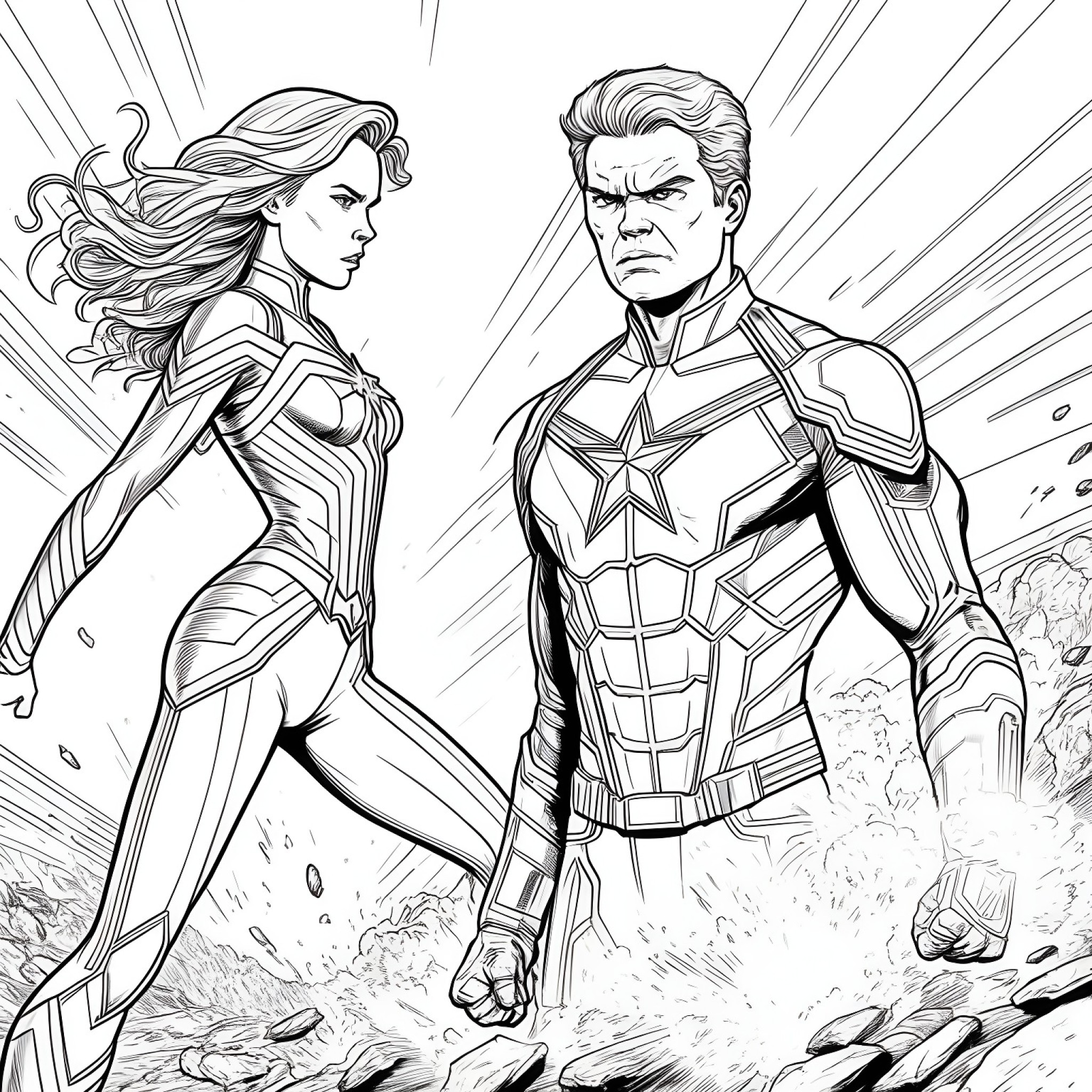 Best Captain Marvel Coloring Pages (Free Printable PDF)