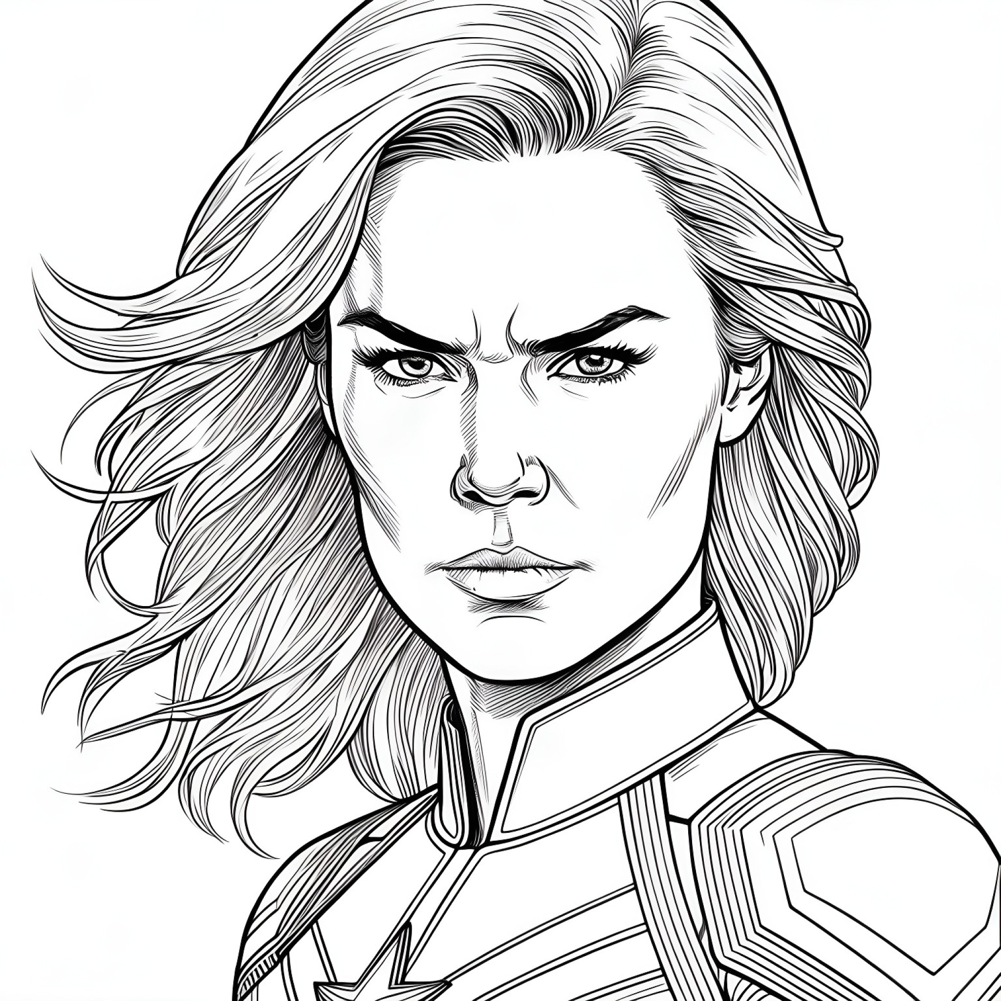 Best Captain Marvel Coloring Pages (Free Printable PDF)