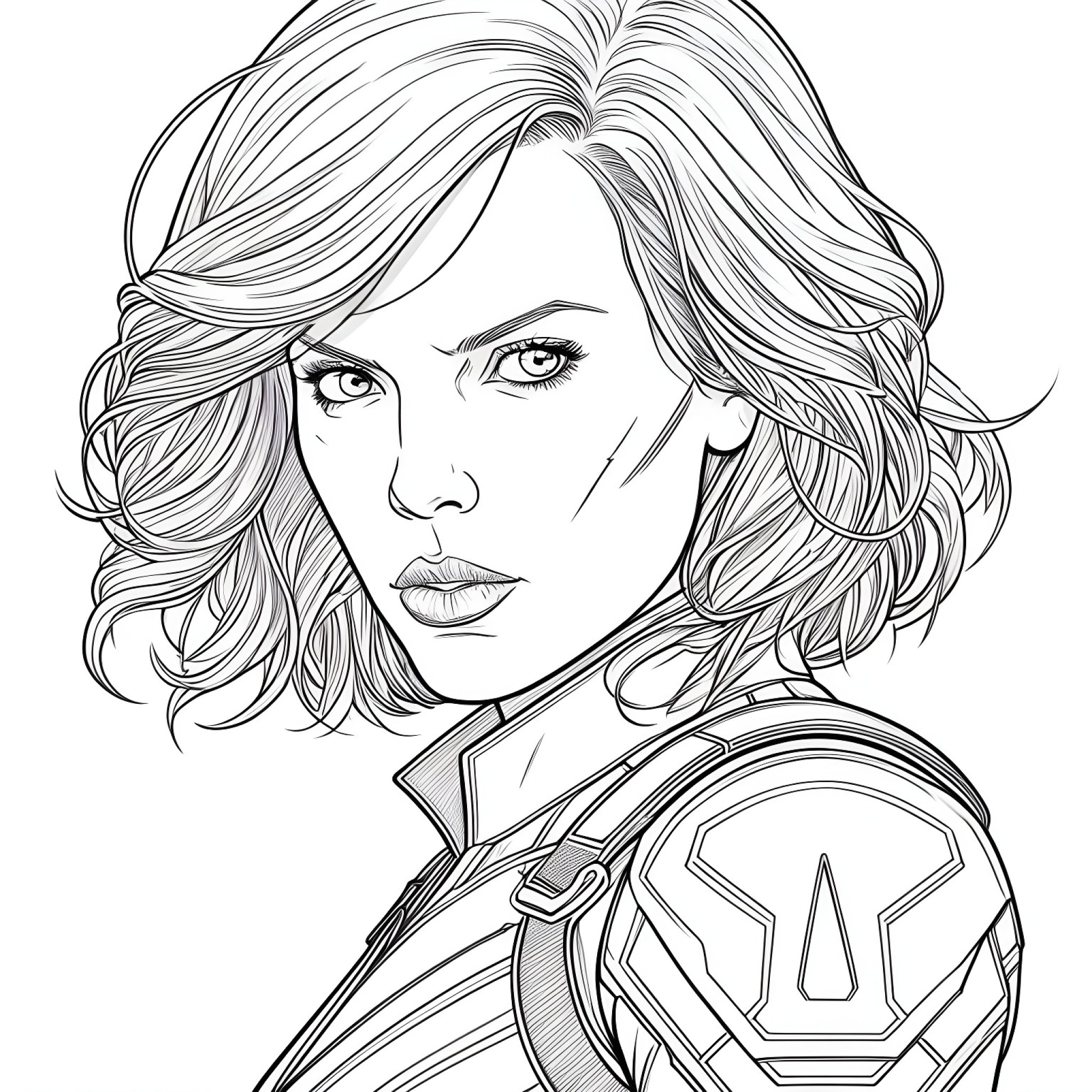 11 Best Black Widow Coloring Pages (Free Printable PDFs)