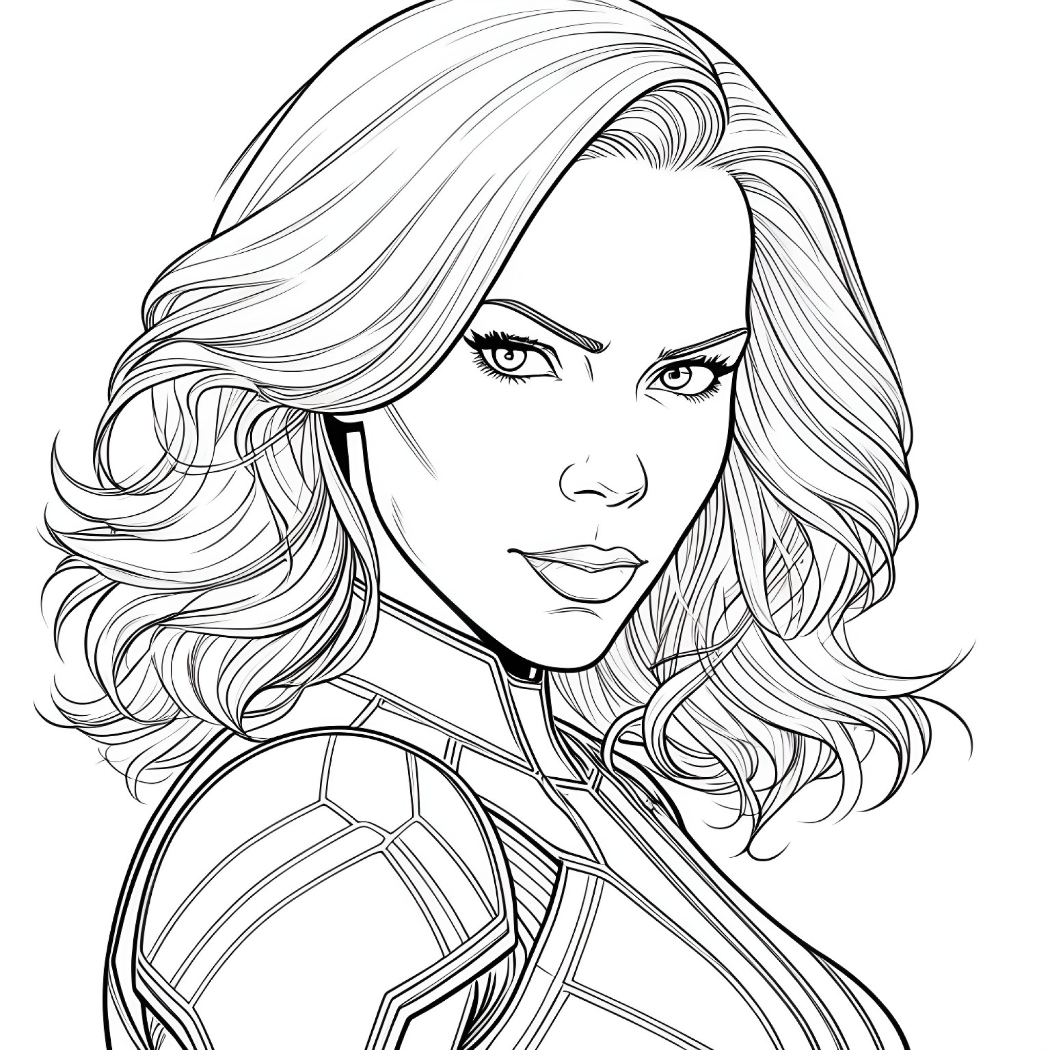 11 Best Black Widow Coloring Pages (Free Printable PDFs)