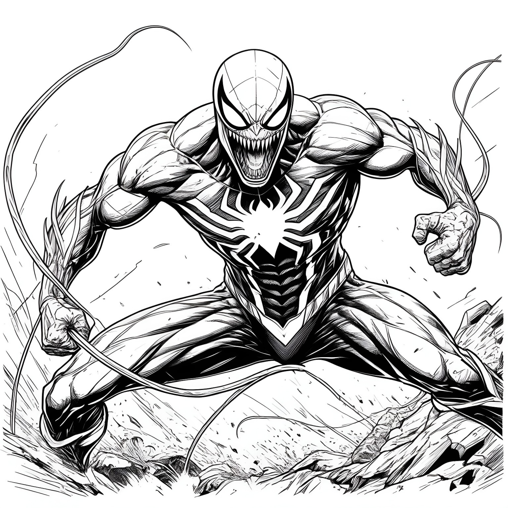 Best Venom Coloring Pages (Free Printable PDF)