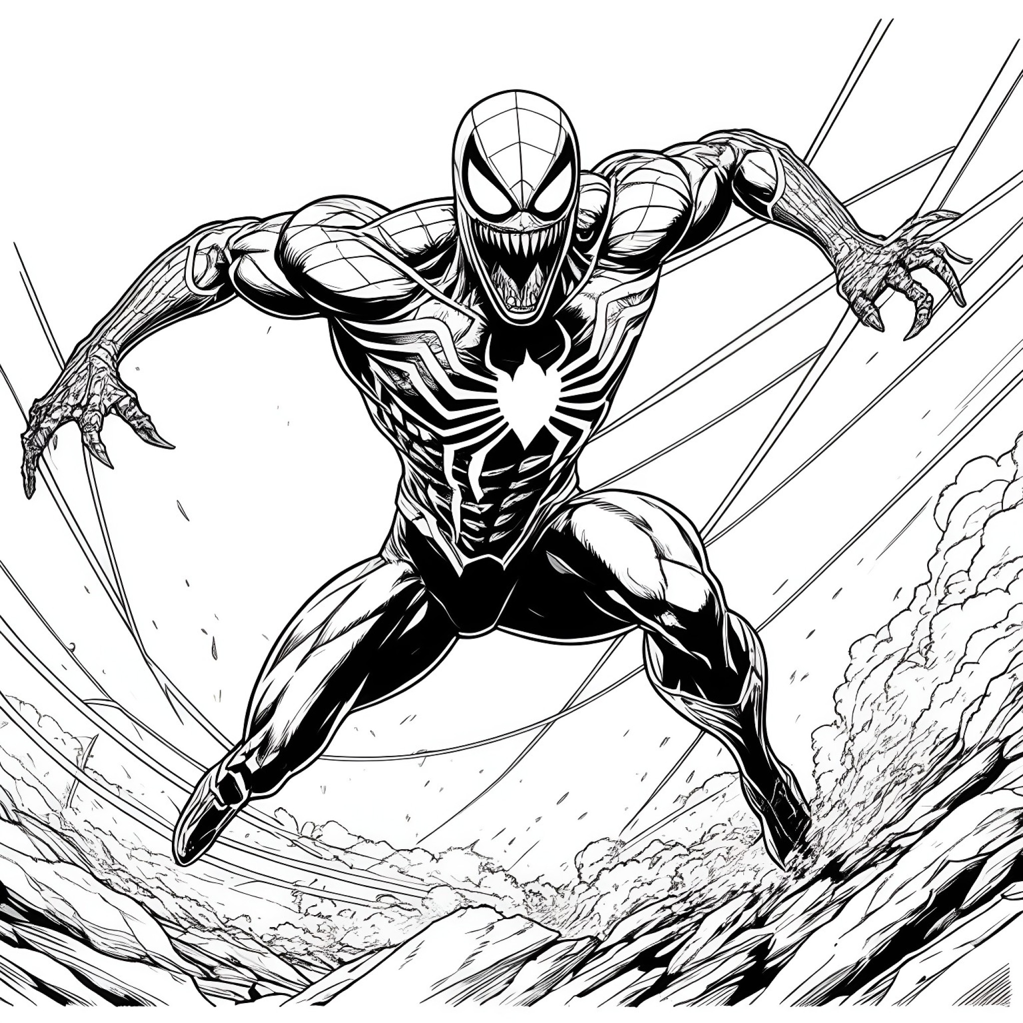 Best Venom Coloring Pages (Free Printable PDF)