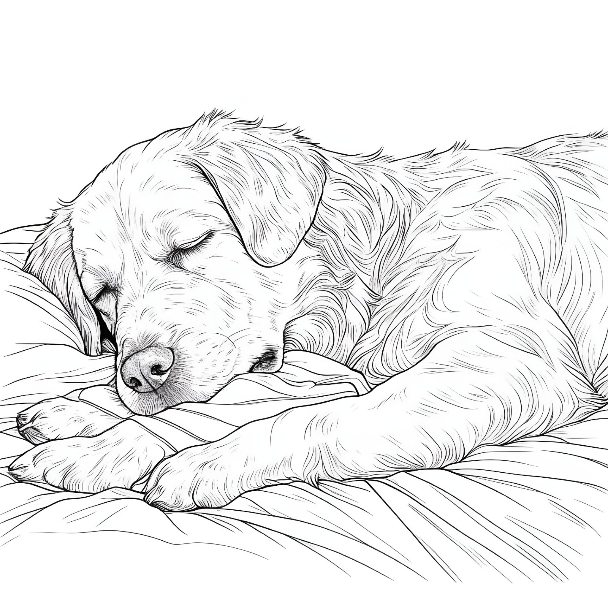 Best Dog Coloring Pages (Free Printable PDF)