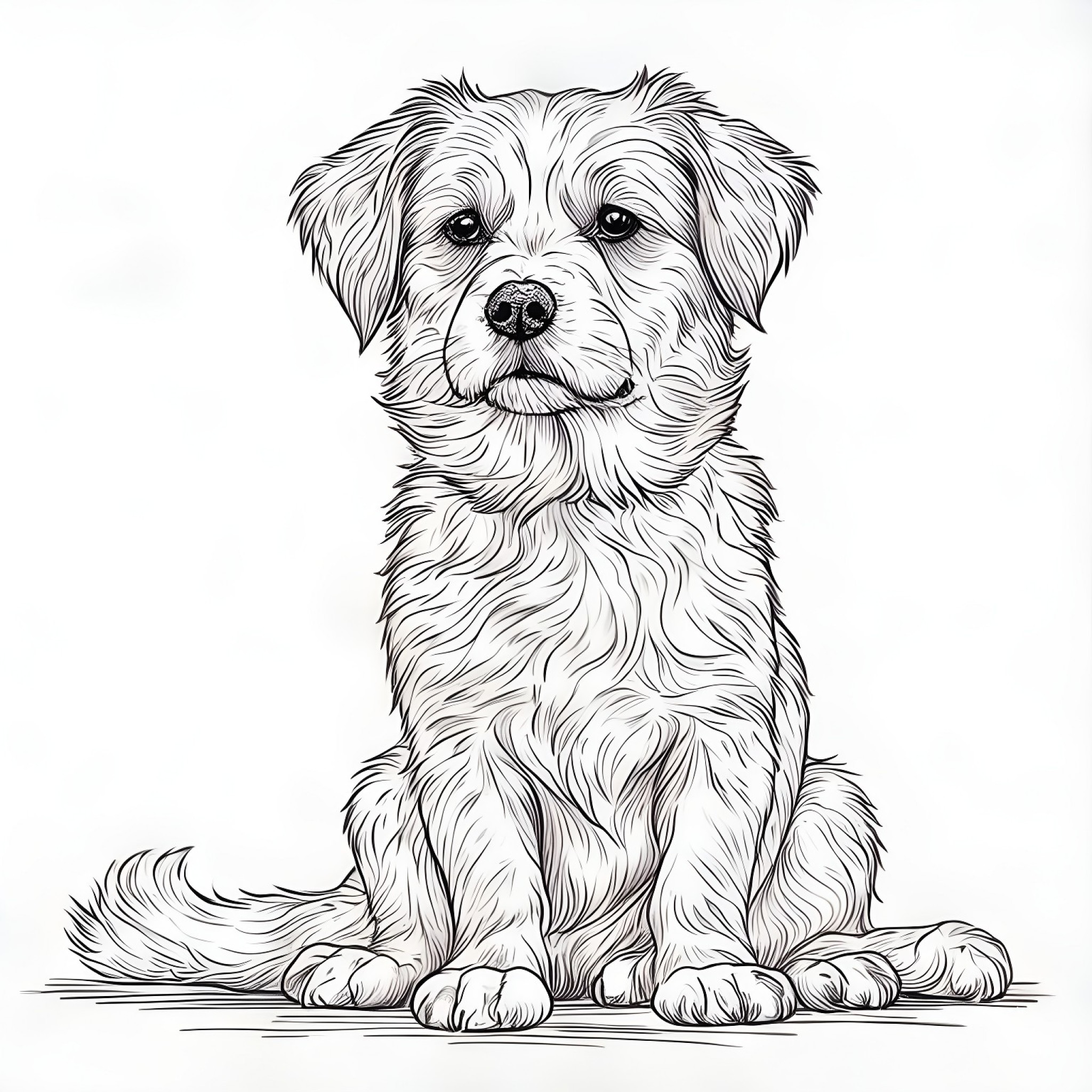 Best Dog Coloring Pages (Free Printable PDF)