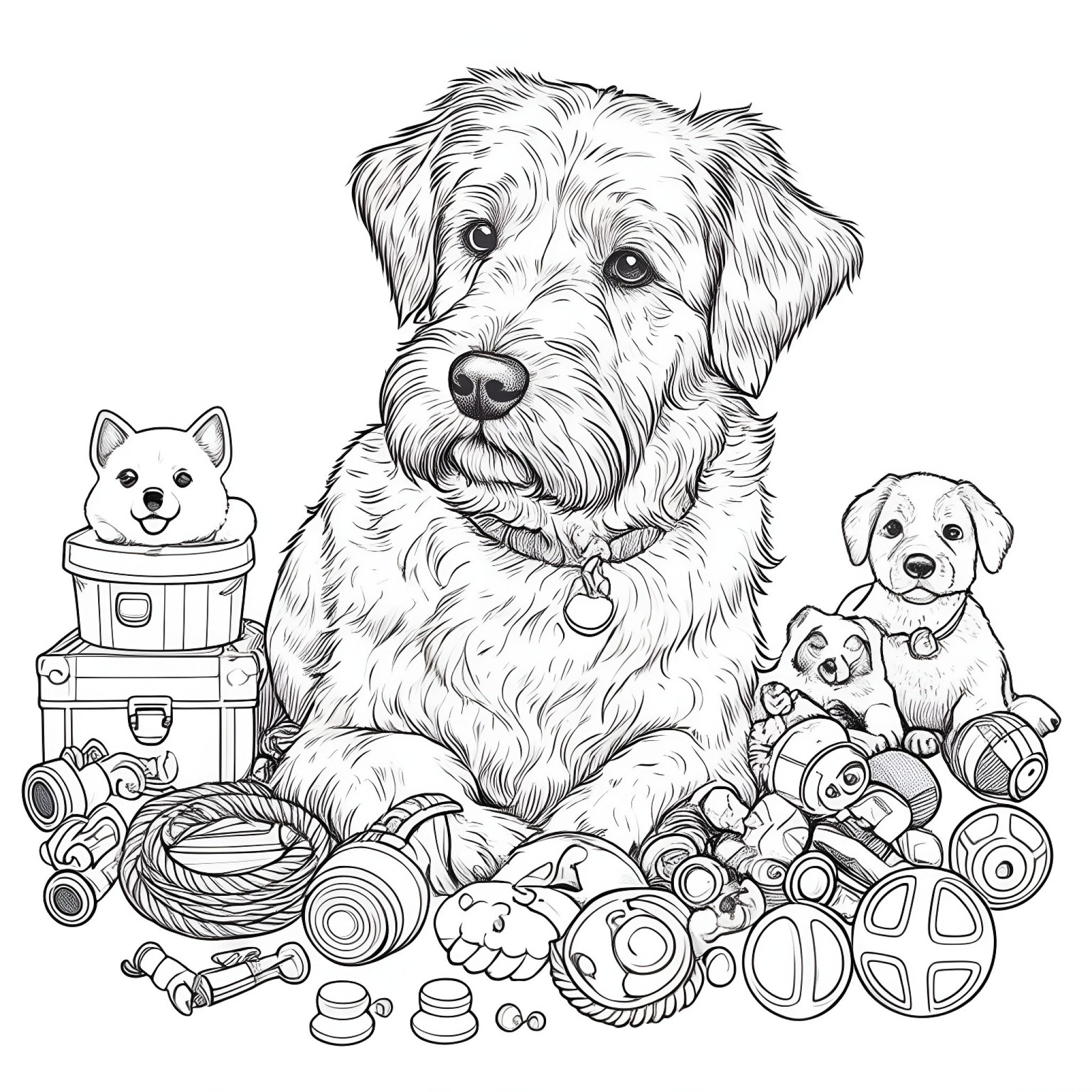 Best Dog Coloring Pages (Free Printable PDF)
