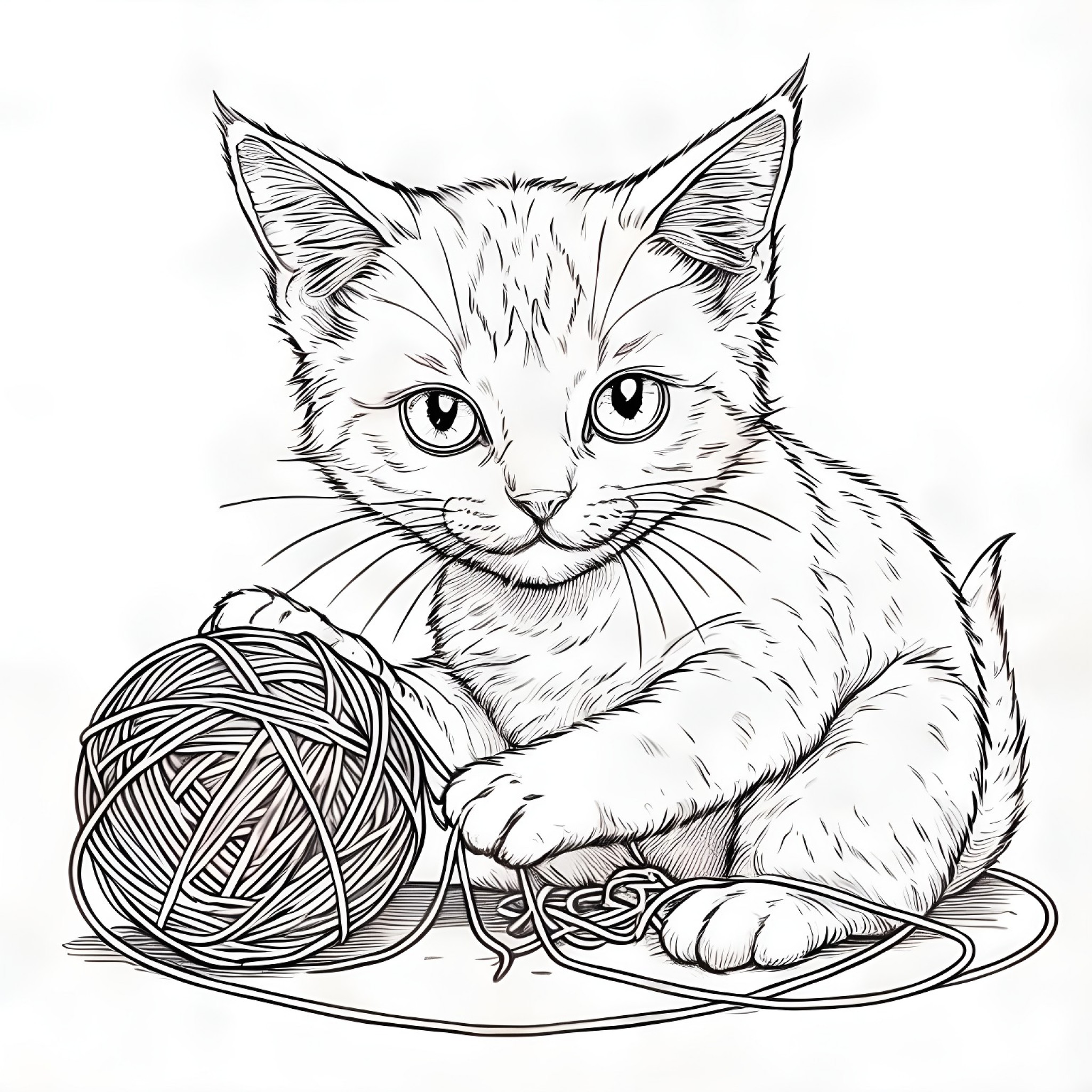 Best Cat Coloring Pages (Free Printable PDF)