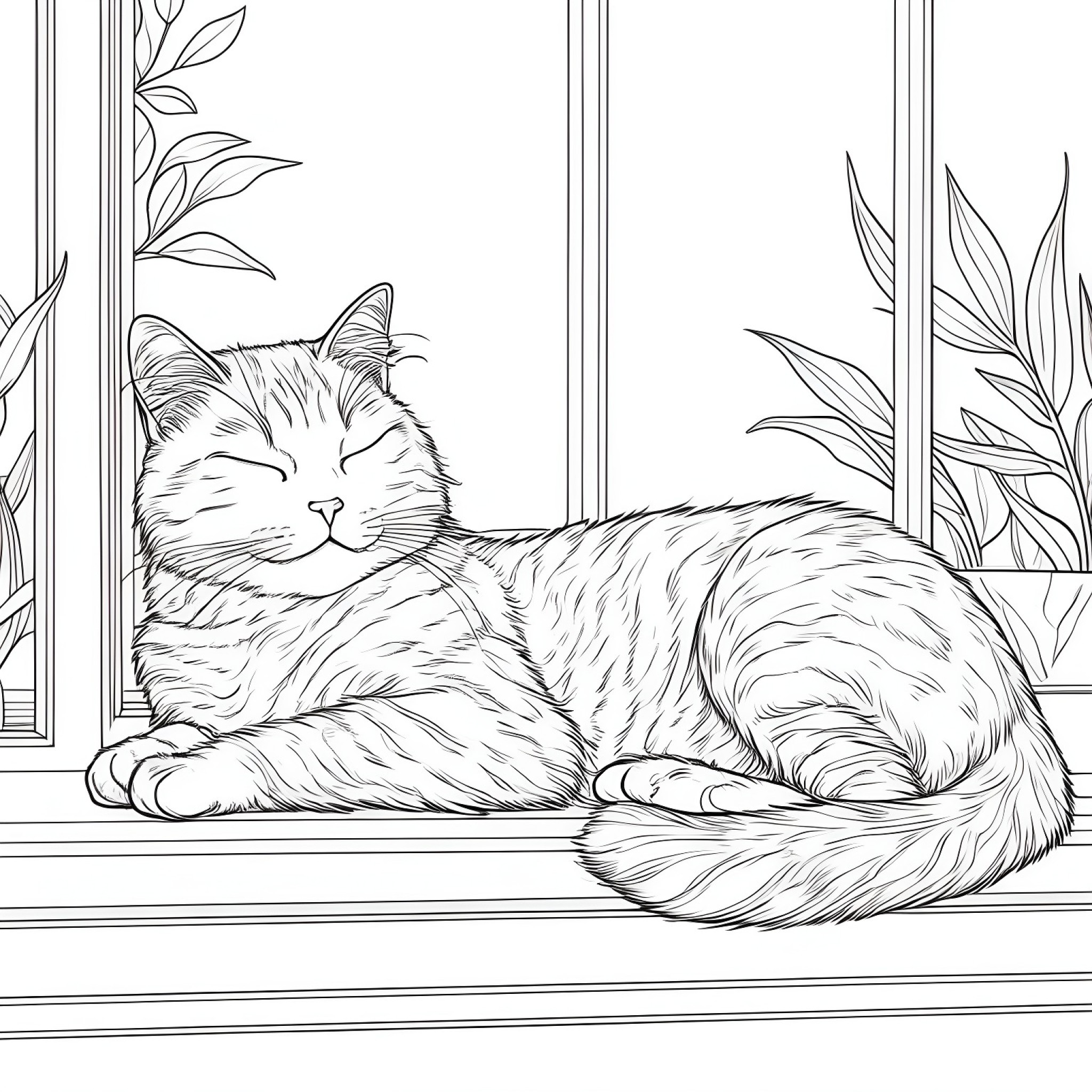 Best Cat Coloring Pages (Free Printable PDF)