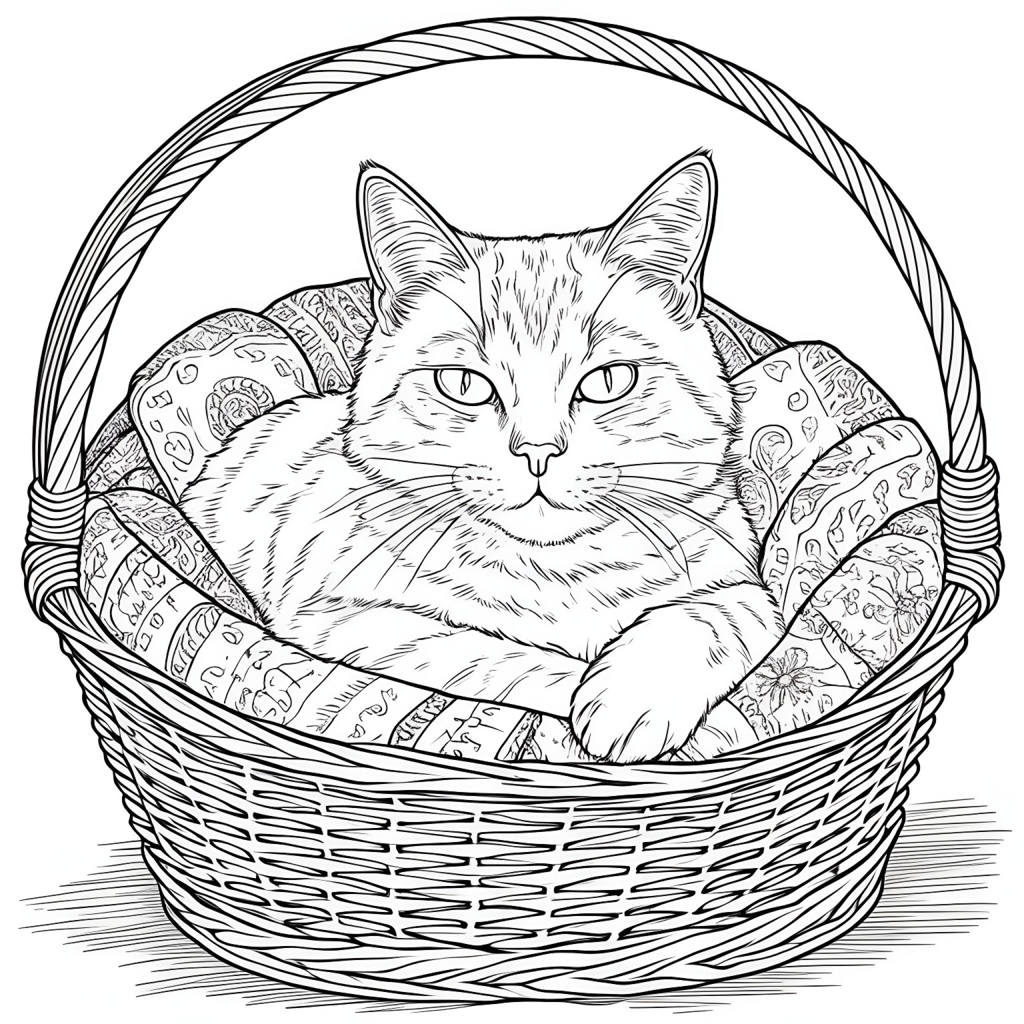 Best Cat Coloring Pages (Free Printable PDF)