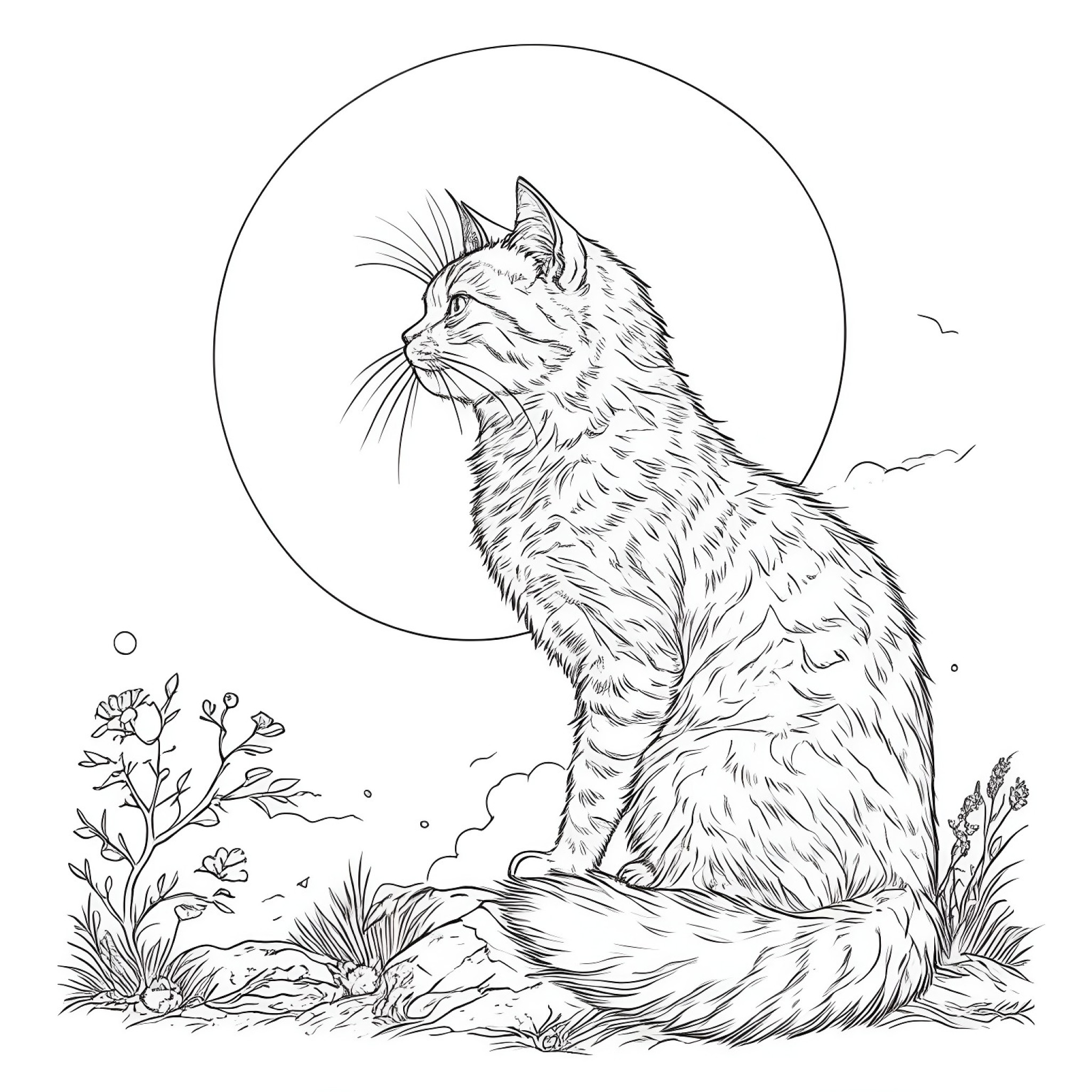 Best Cat Coloring Pages (Free Printable PDF)