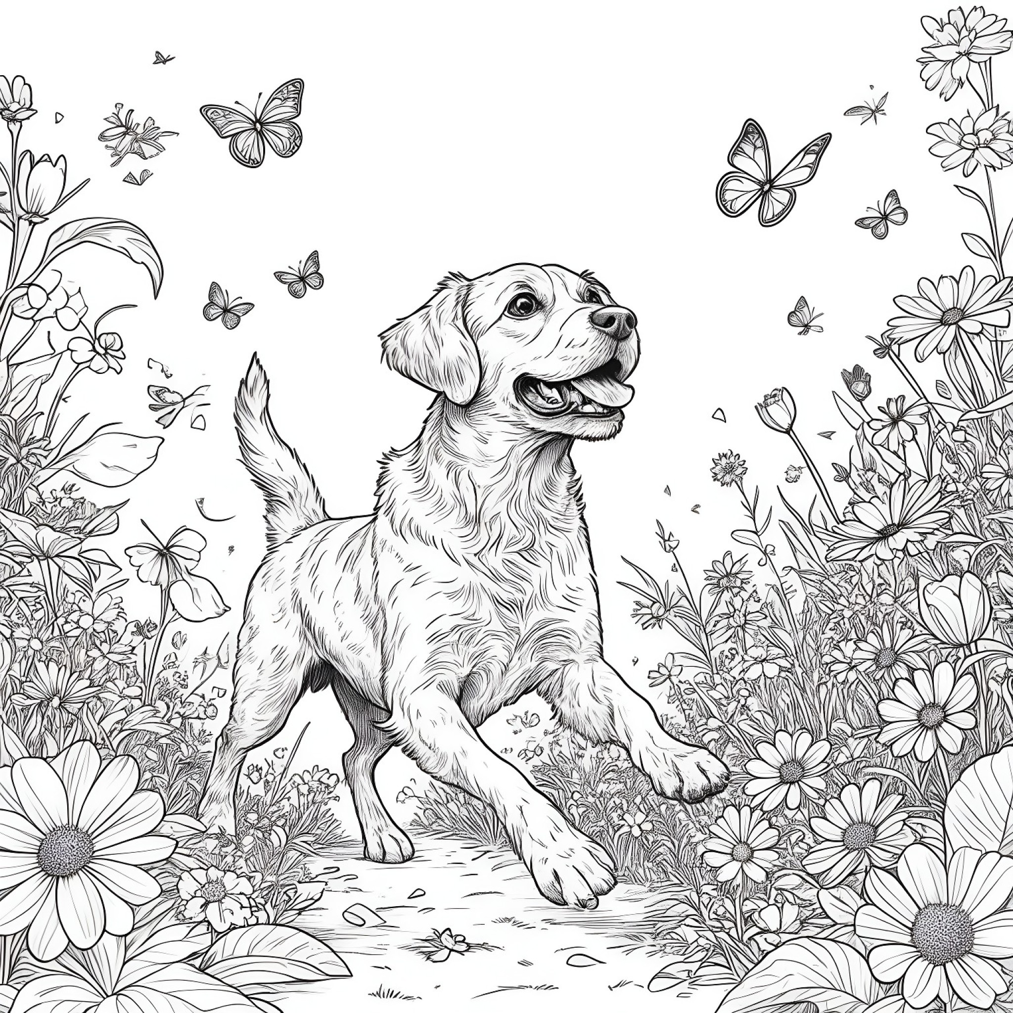 Best Dog Coloring Pages (Free Printable PDF)