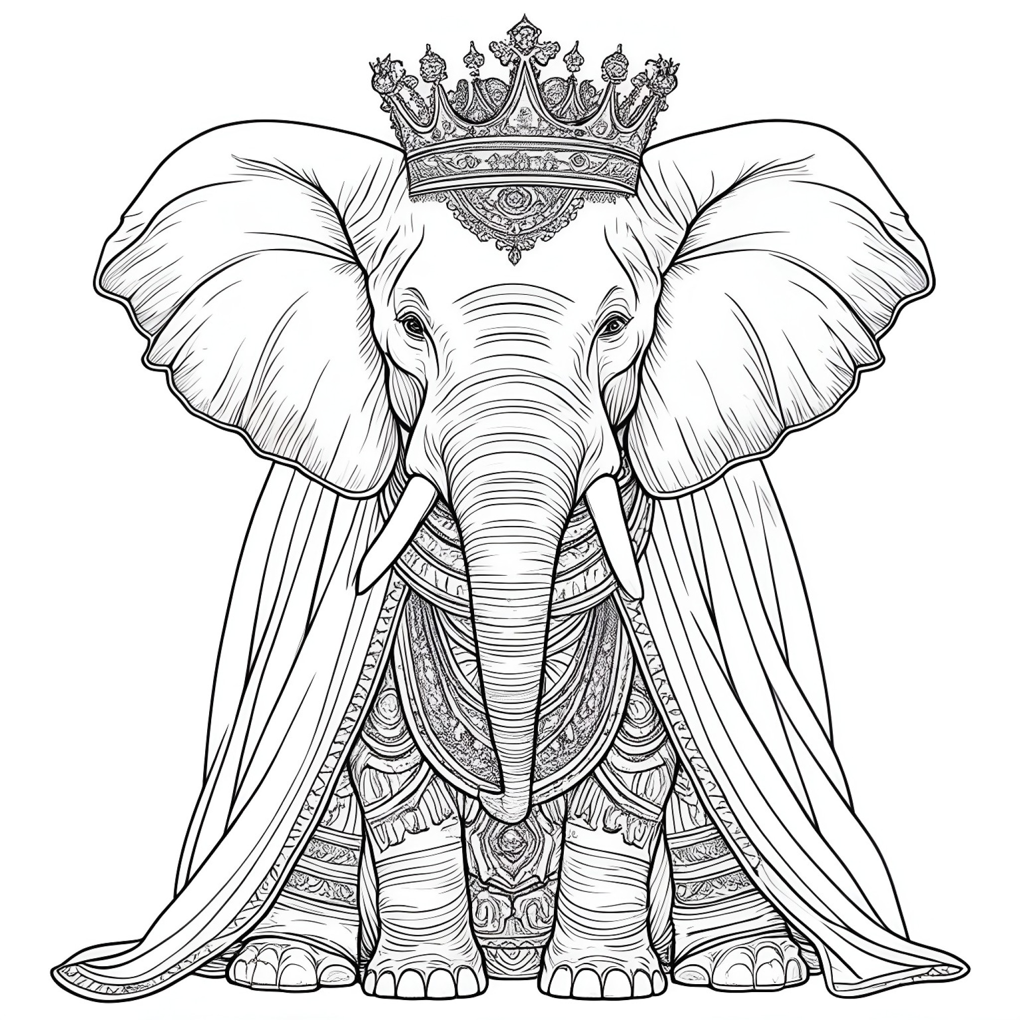 Best Elephant Coloring Pages (Free Printable PDF)
