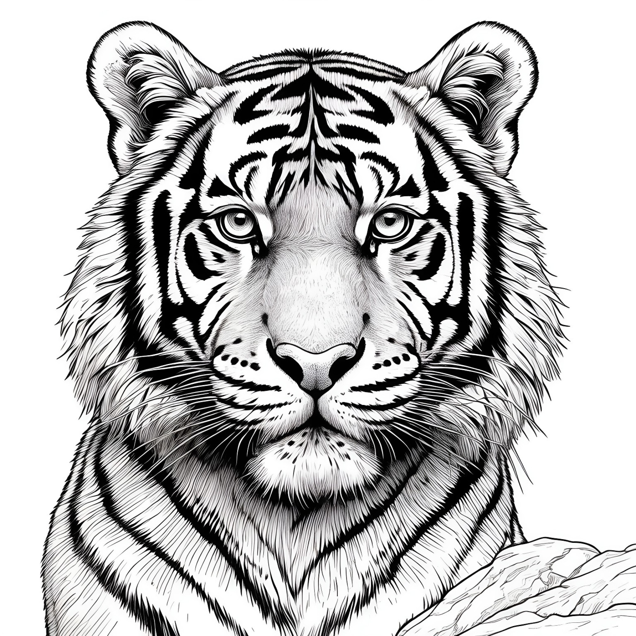 Best Tiger Coloring Pages (Free Printable PDF)