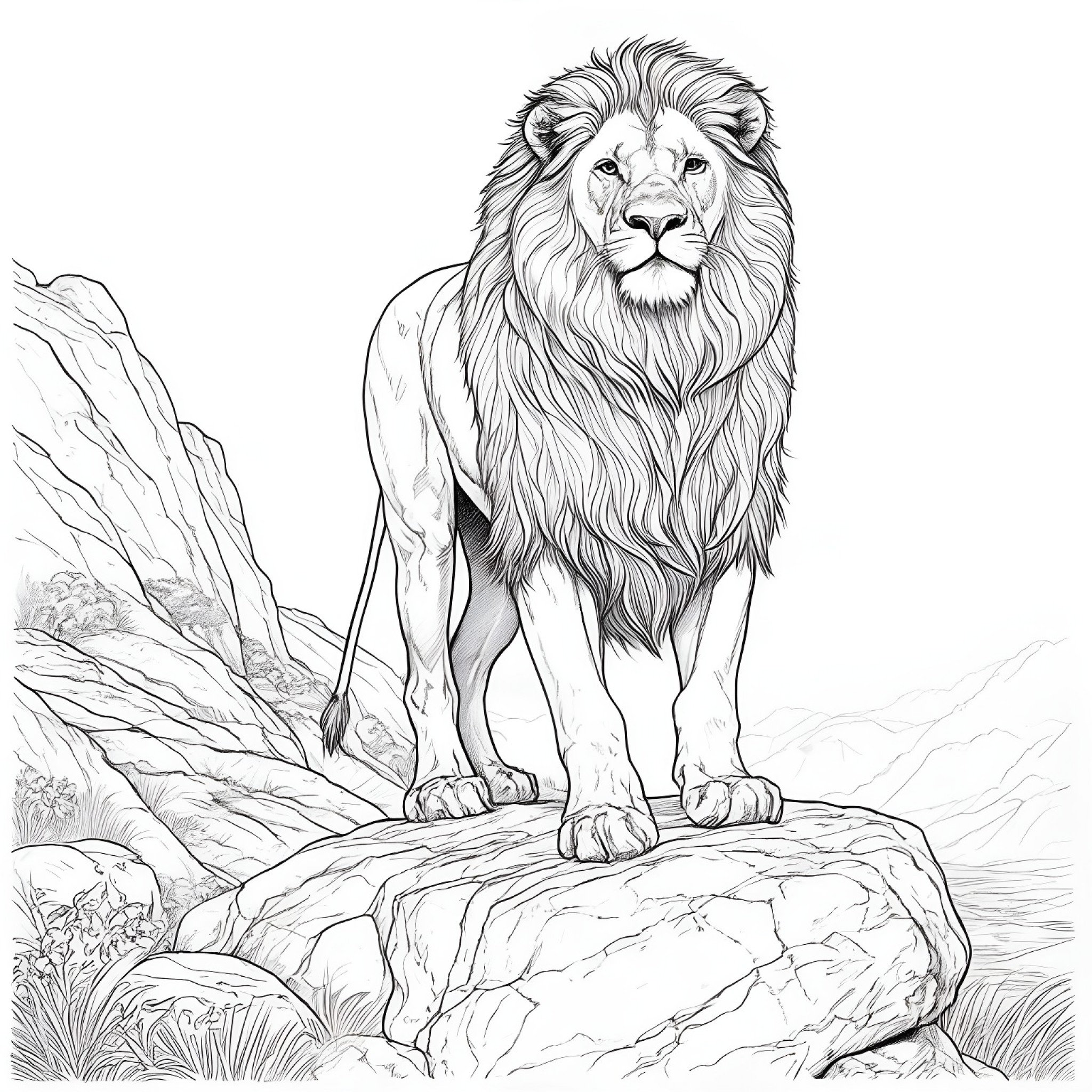 36 Best Lion Coloring Pages (Free Printable PDFs)