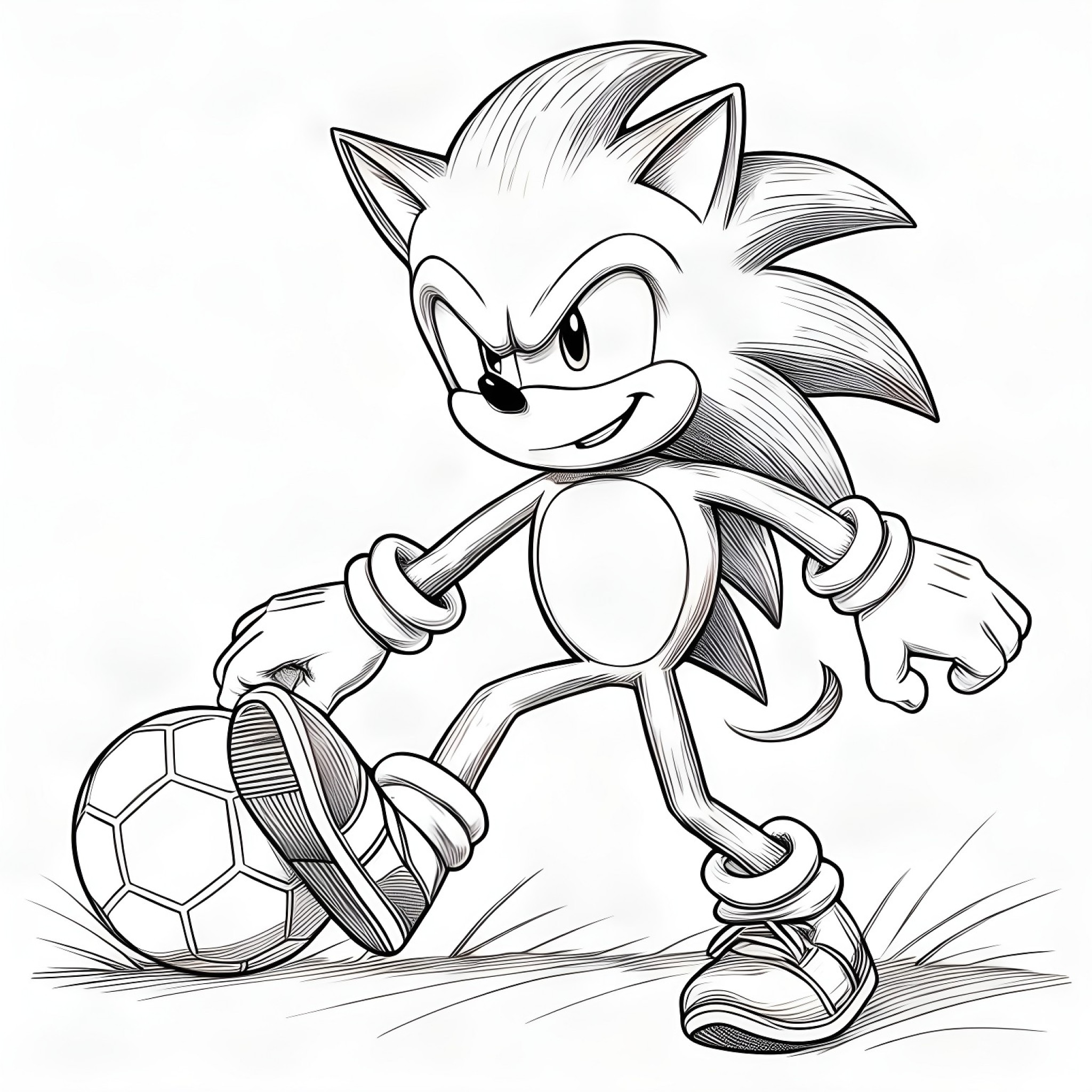 Best Sonic Coloring Pages (Free Printable PDF)