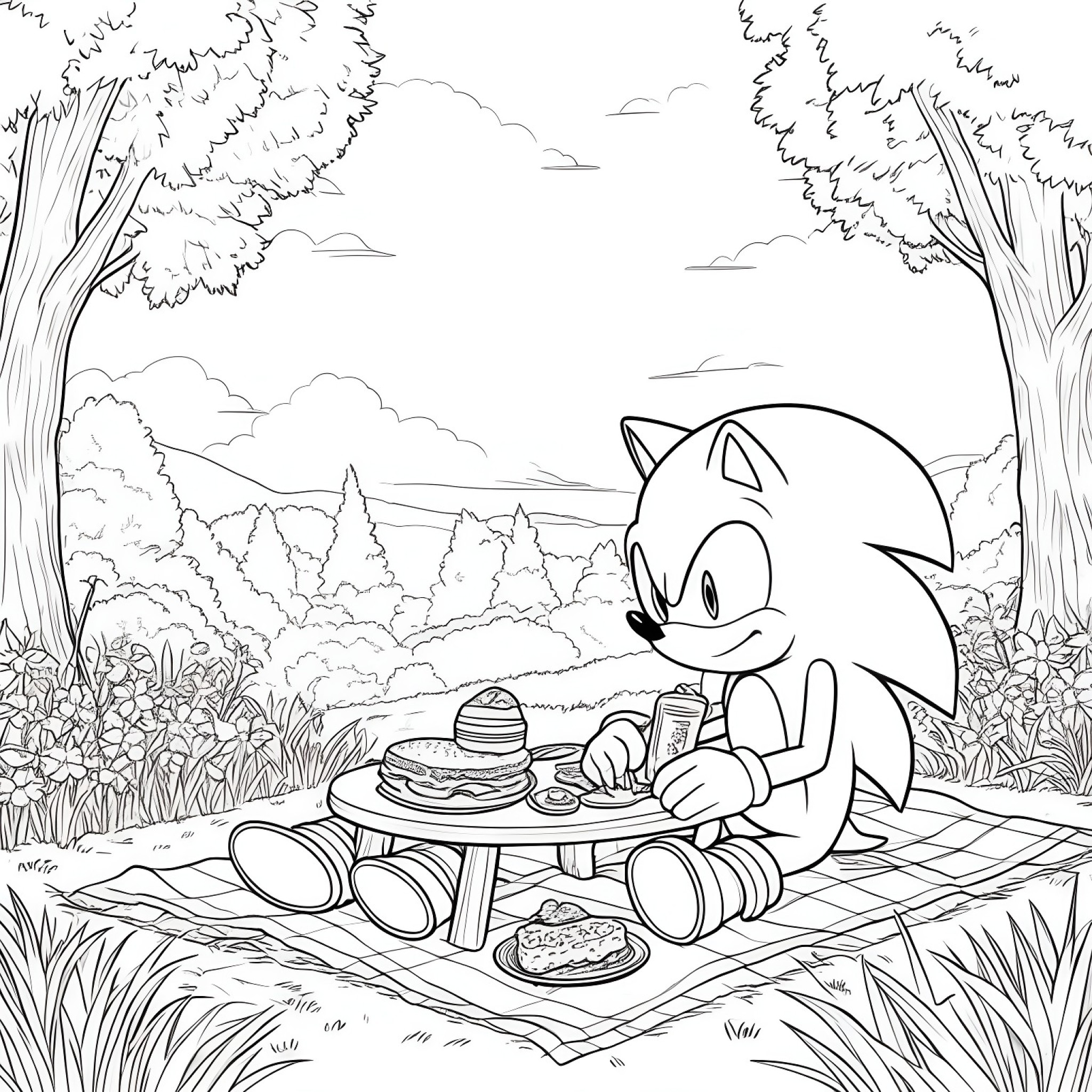 Best Sonic Coloring Pages (Free Printable PDF)
