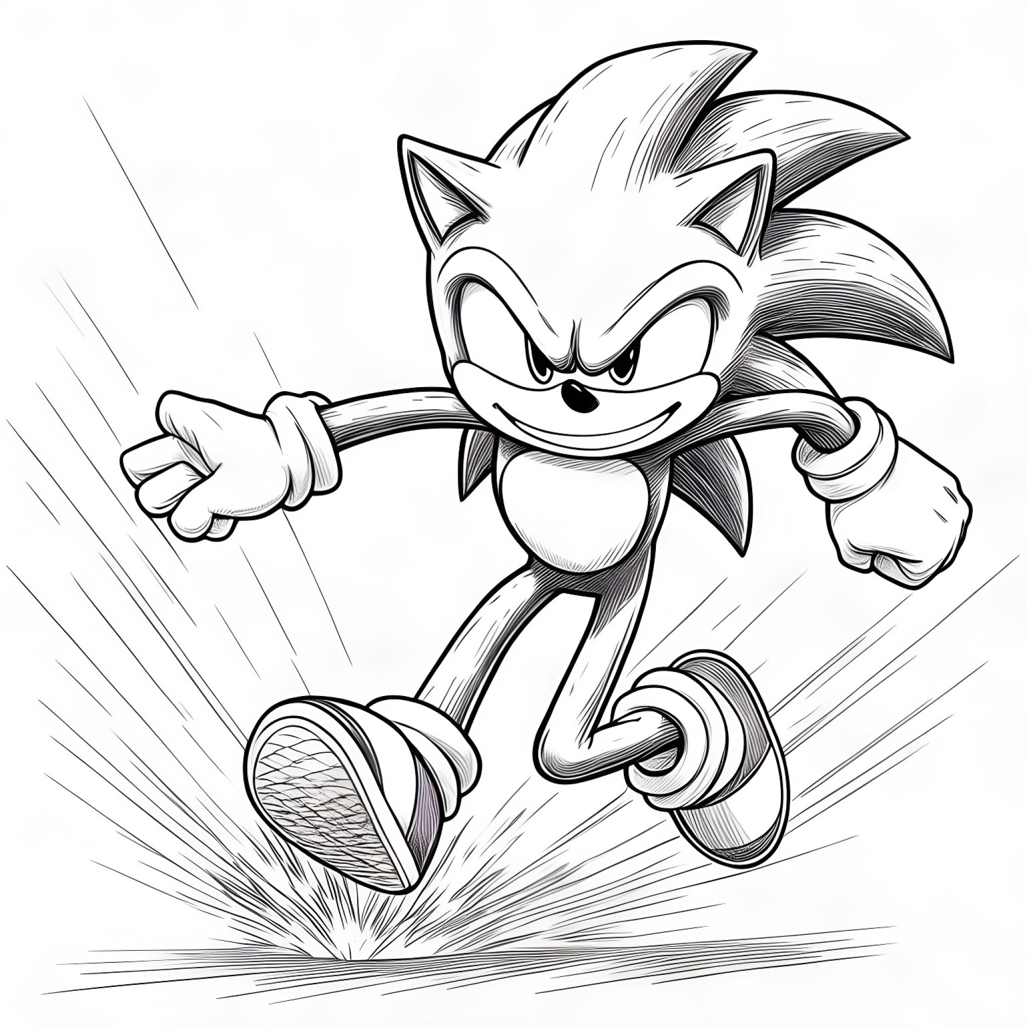 Best Sonic Coloring Pages (Free Printable PDF)