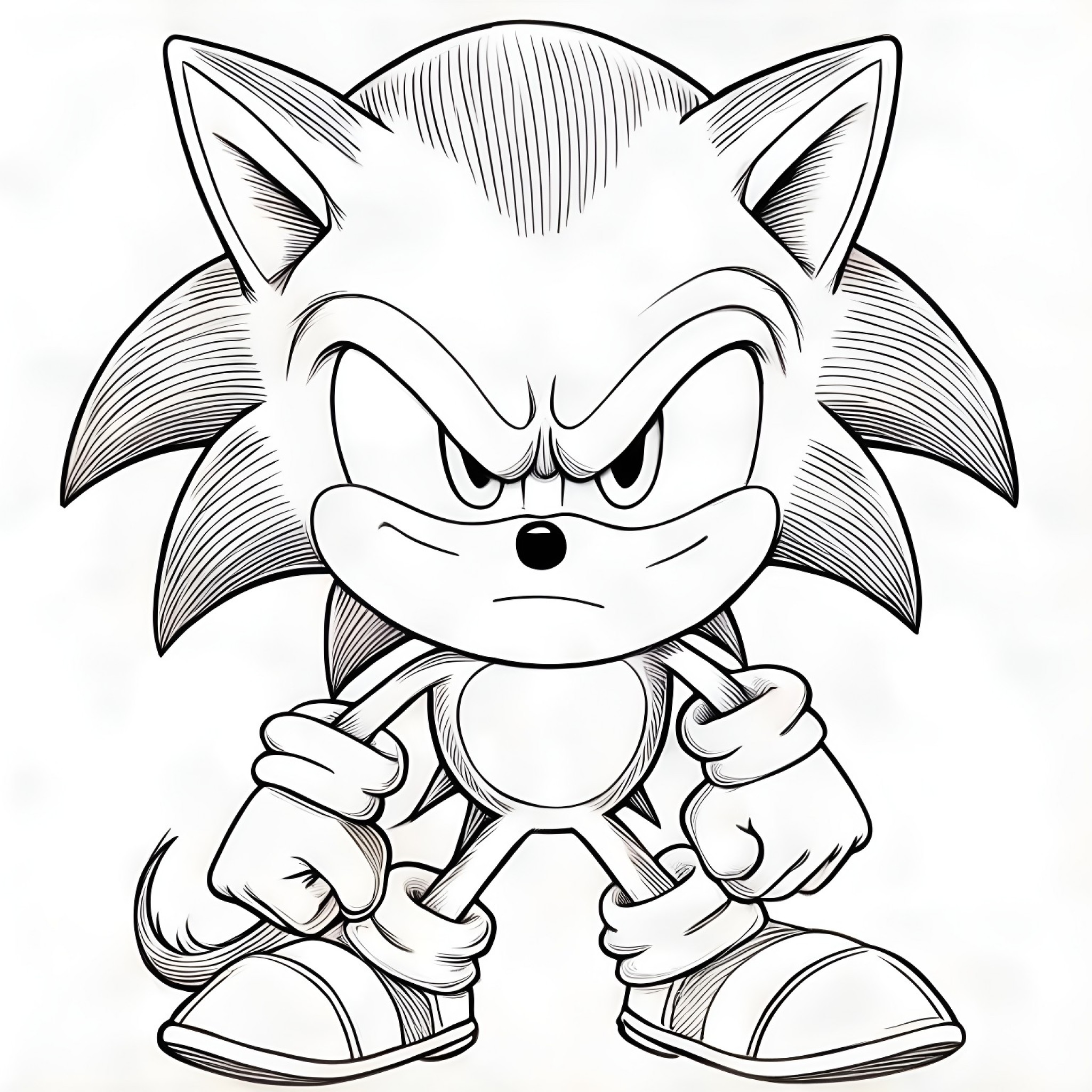 Best Sonic Coloring Pages (Free Printable PDF)