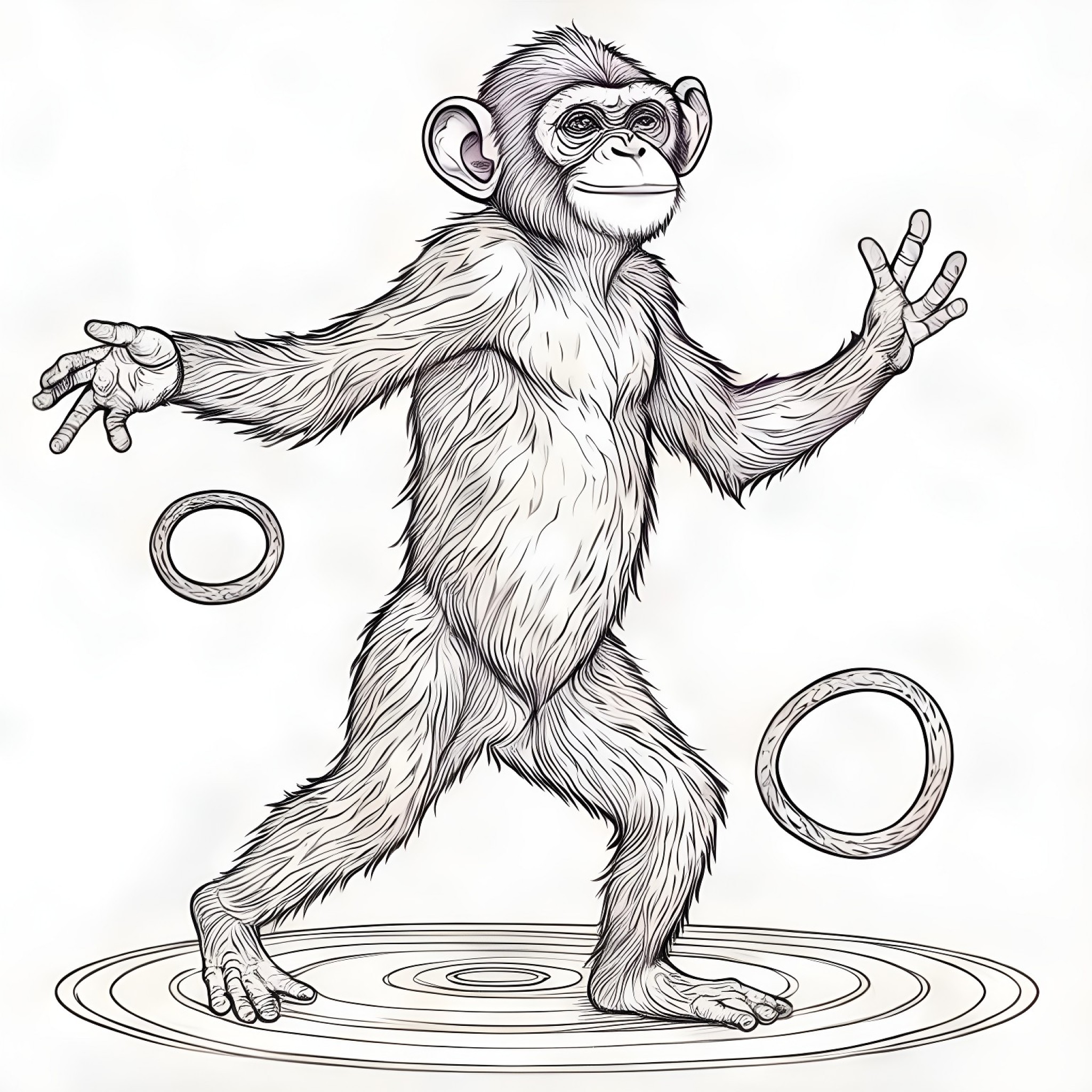 Best Monkey Coloring Pages (Free Printable PDF)