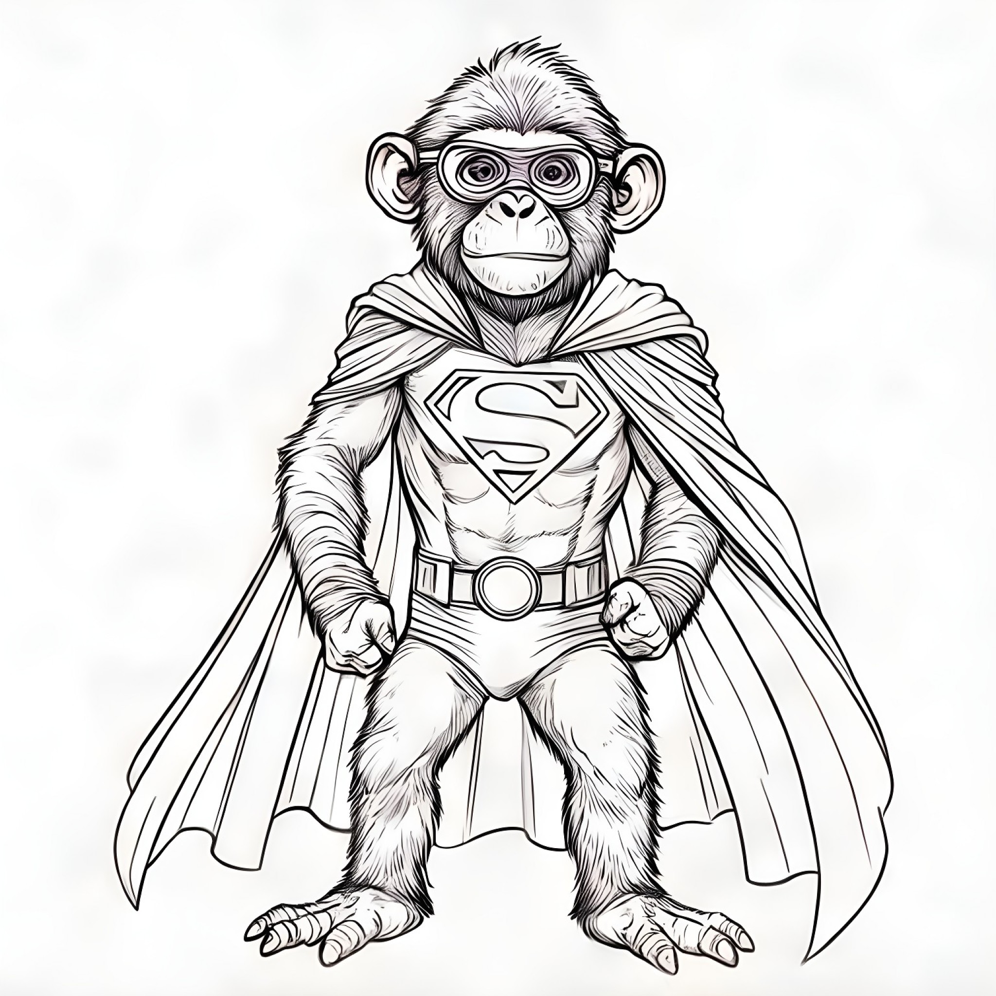 Best Monkey Coloring Pages (Free Printable PDF)