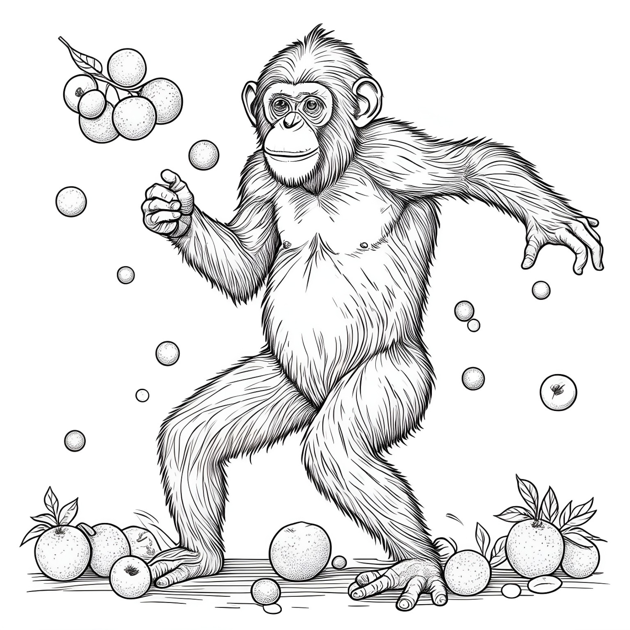 Best Monkey Coloring Pages (Free Printable PDF)