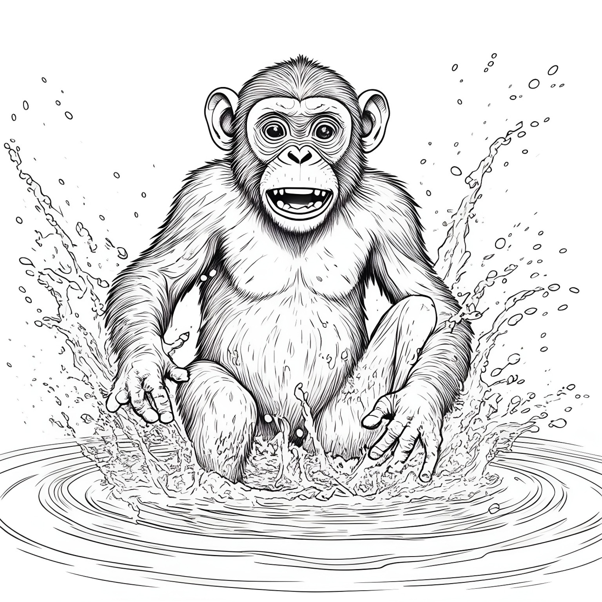 Best Monkey Coloring Pages (Free Printable PDF)