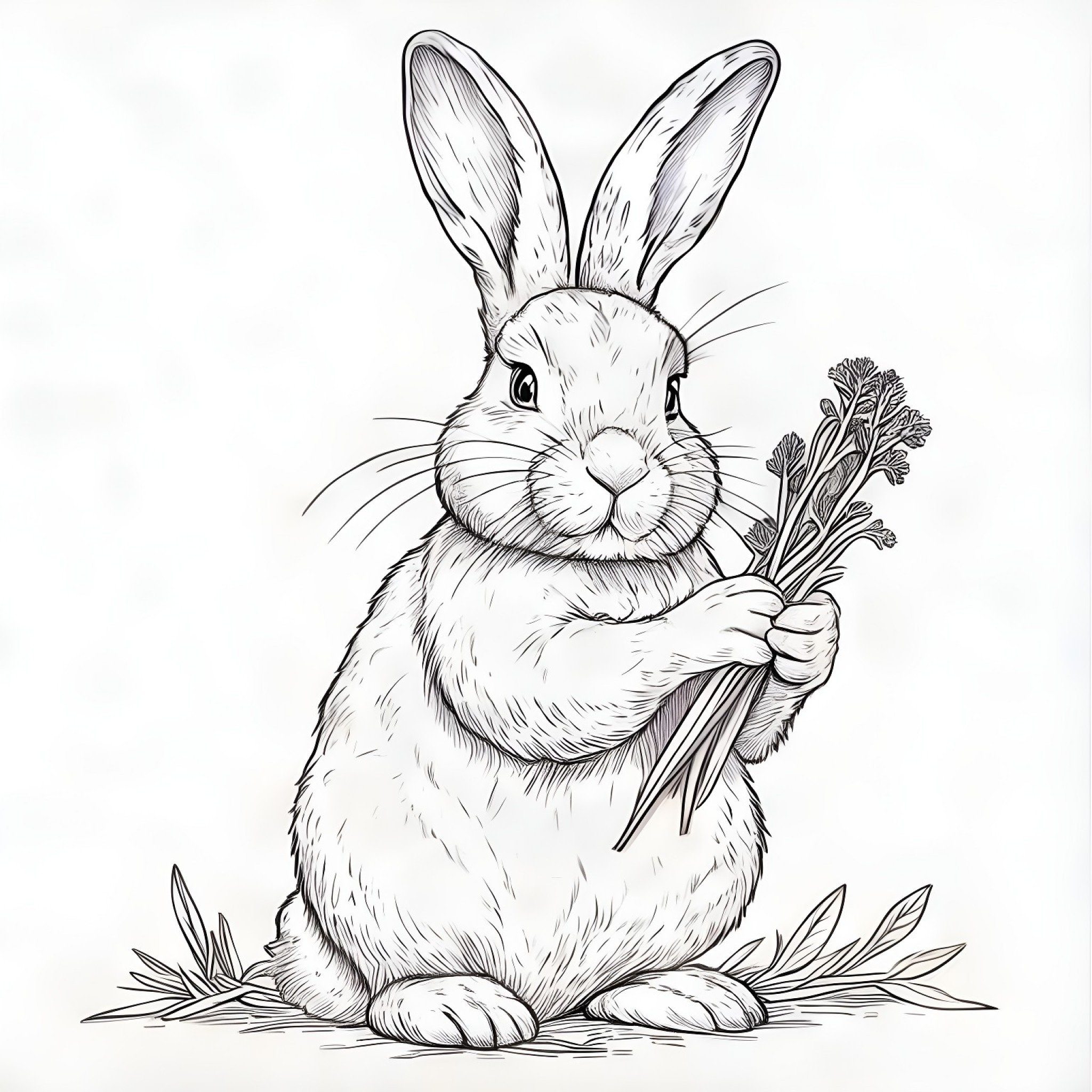 Best Rabbit Coloring Pages (Free Printable PDF)