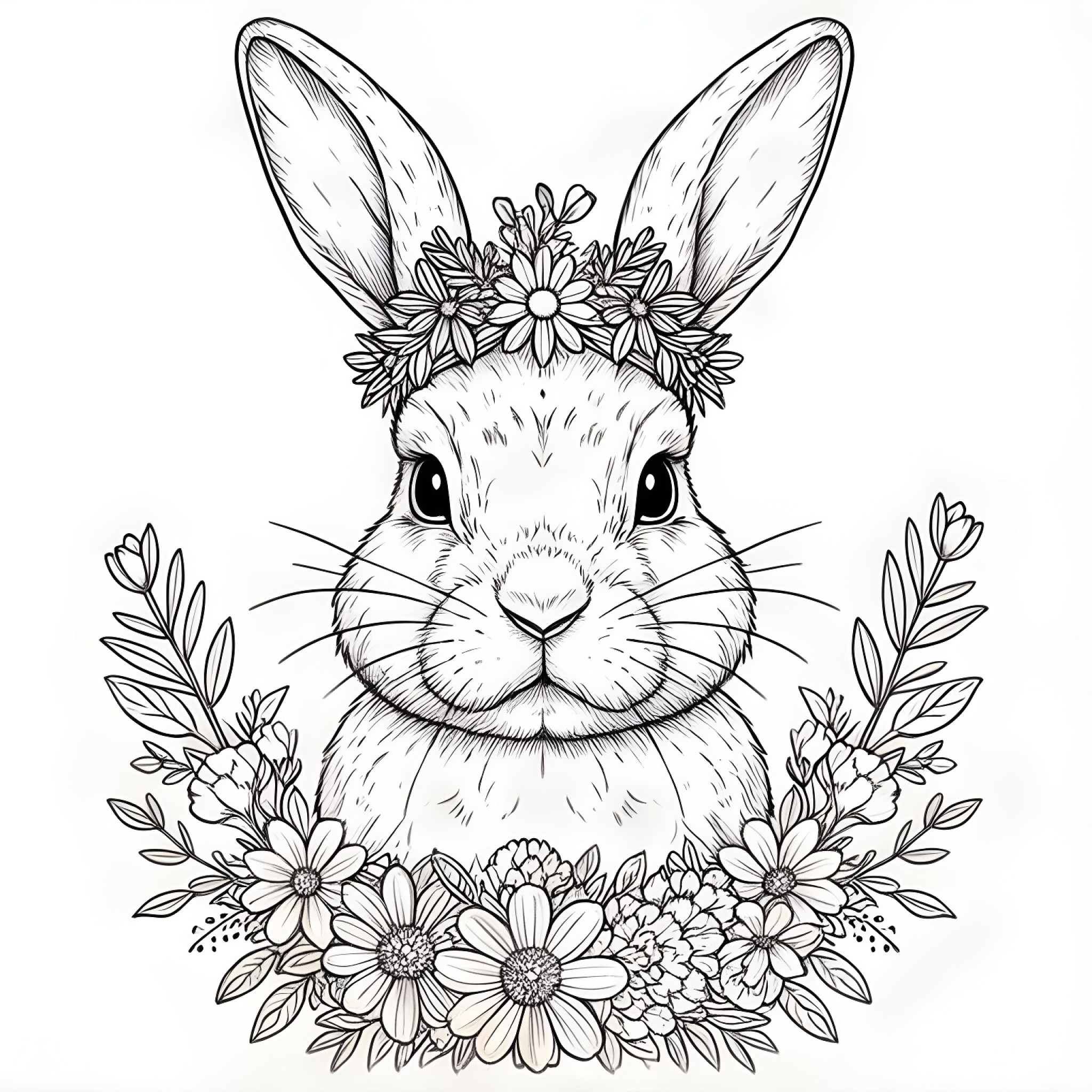 Best Rabbit Coloring Pages (Free Printable PDF)