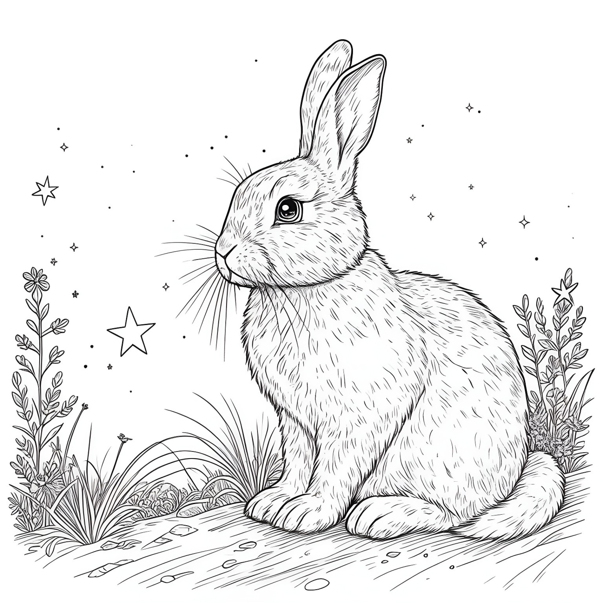 Best Rabbit Coloring Pages (Free Printable PDF)