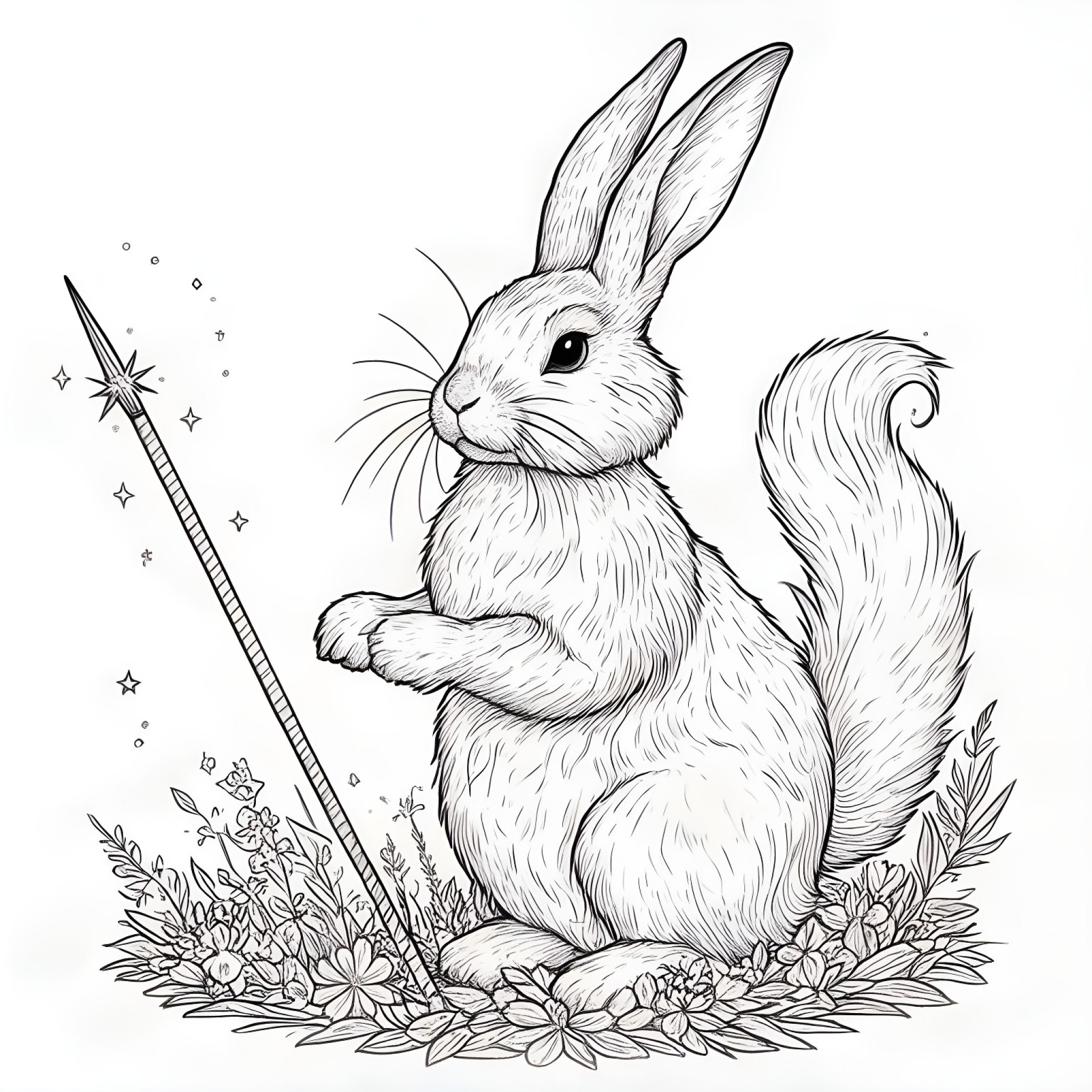 Best Rabbit Coloring Pages (Free Printable PDF)