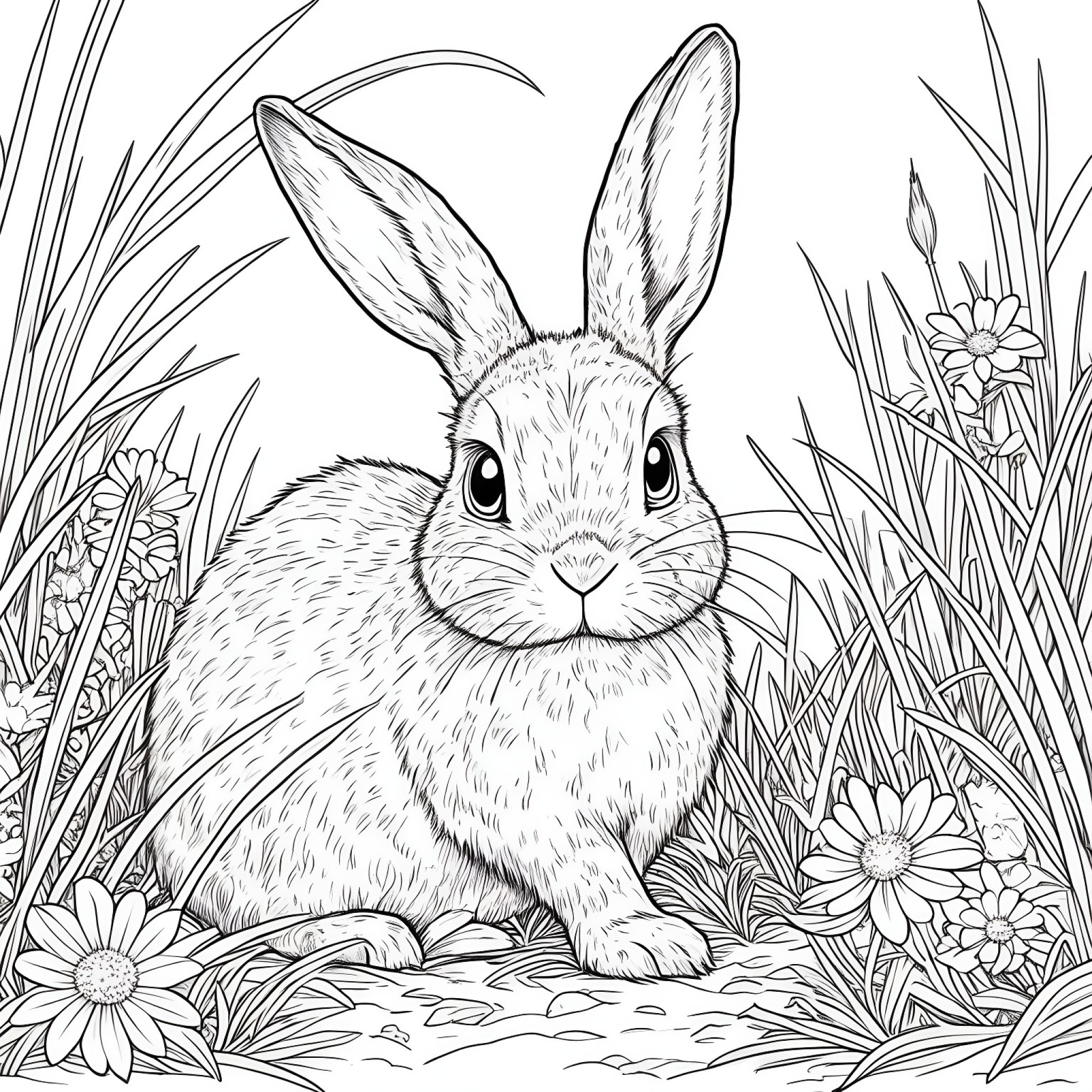 Best Rabbit Coloring Pages (Free Printable PDF)