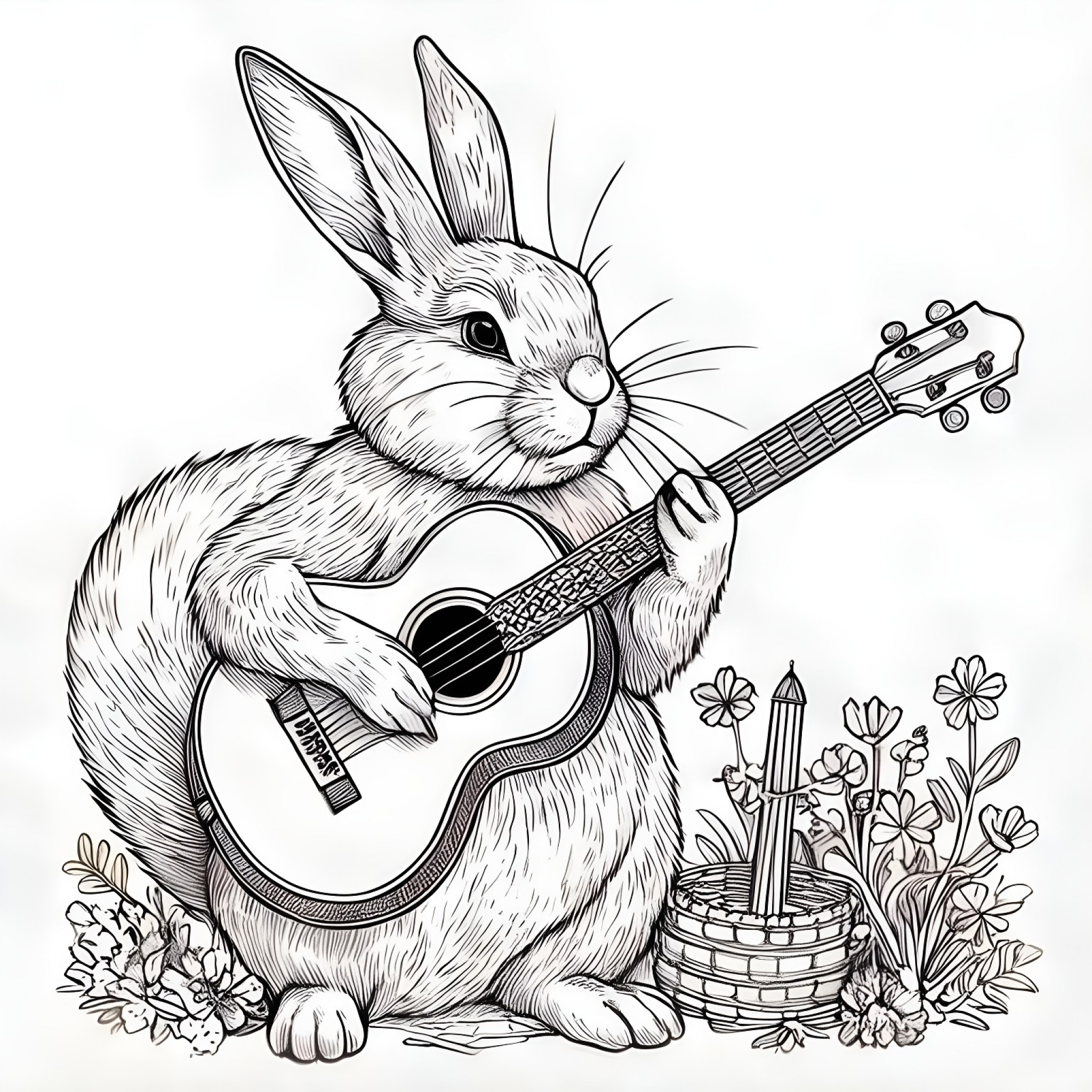 Best Rabbit Coloring Pages (Free Printable PDF)