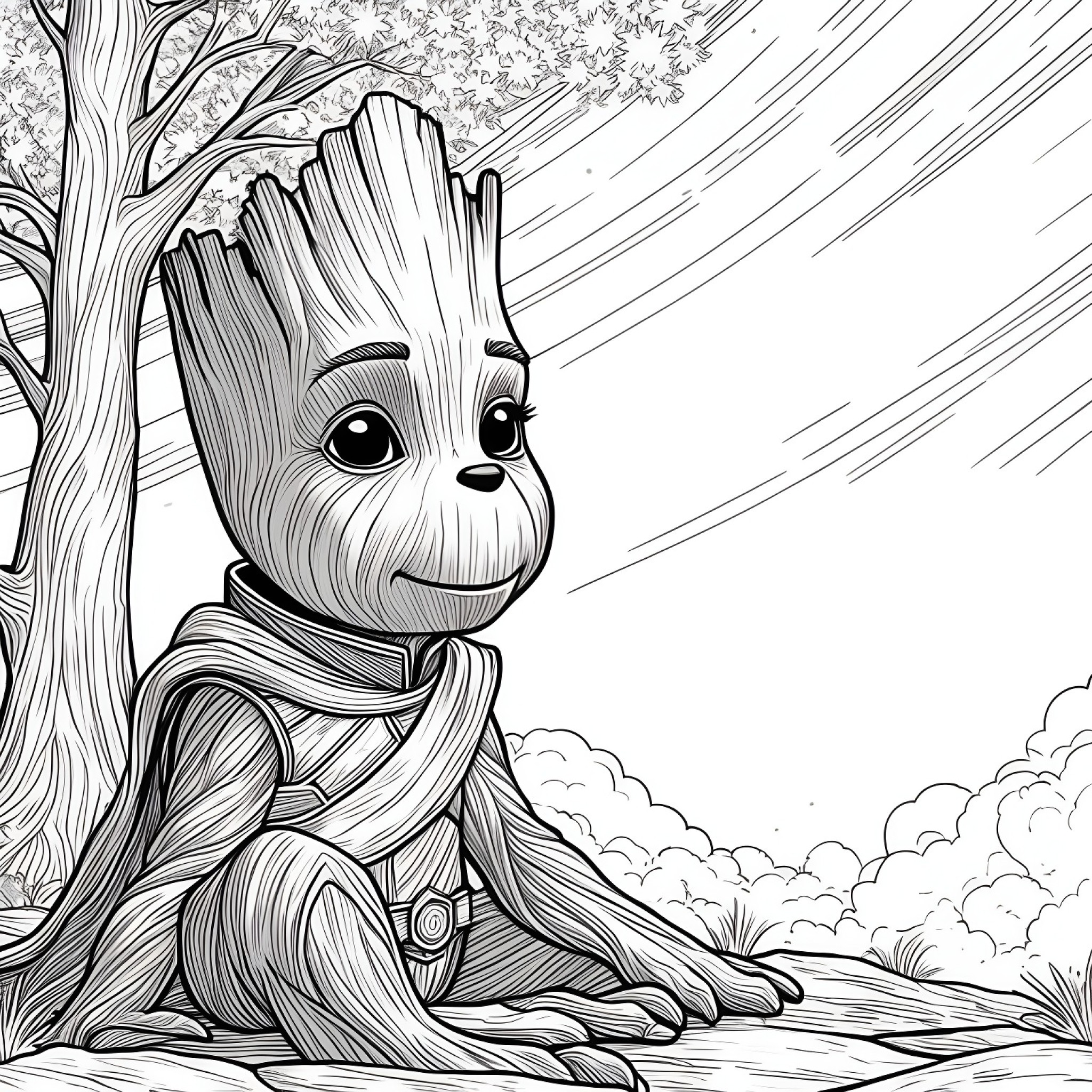 Best Groot Coloring Pages (Free Printable PDF)