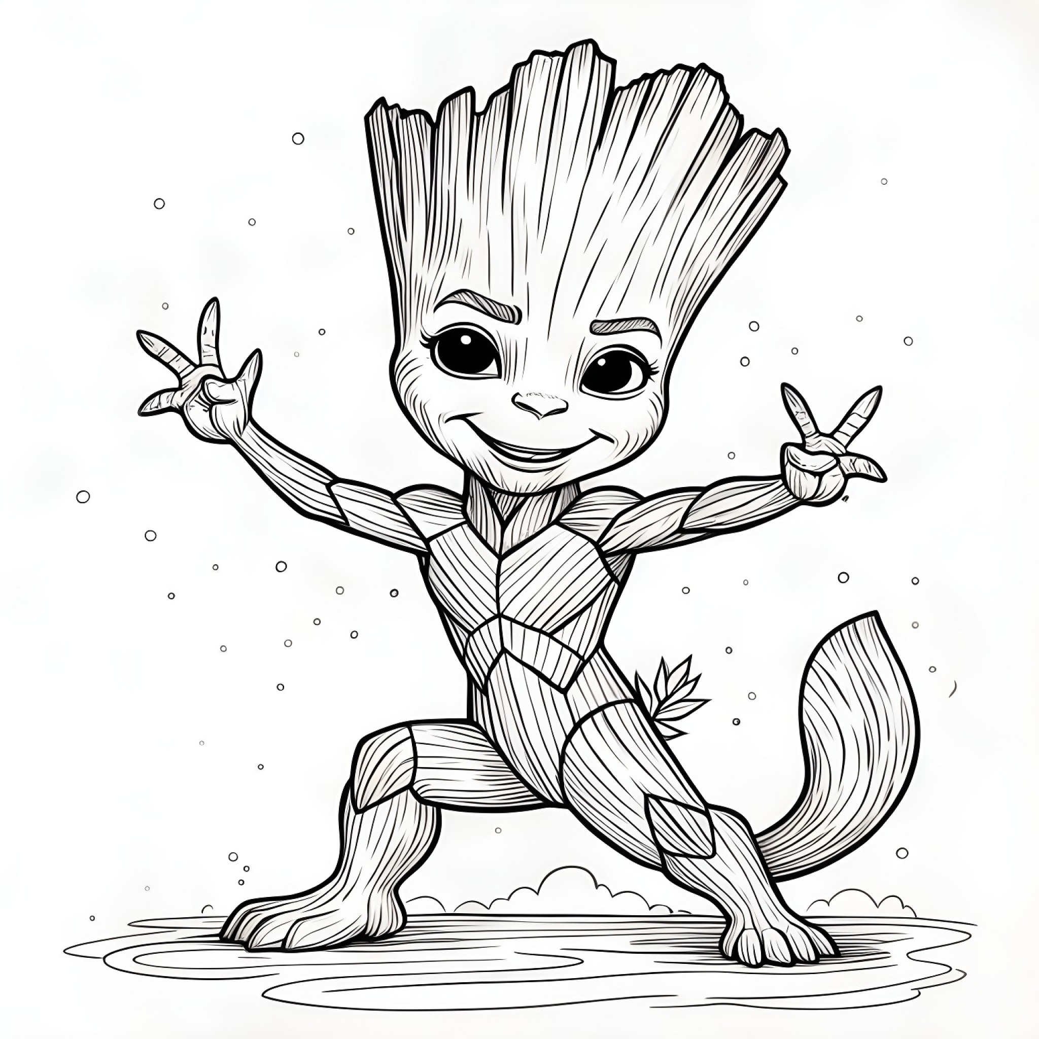 Best Groot Coloring Pages (Free Printable PDF)