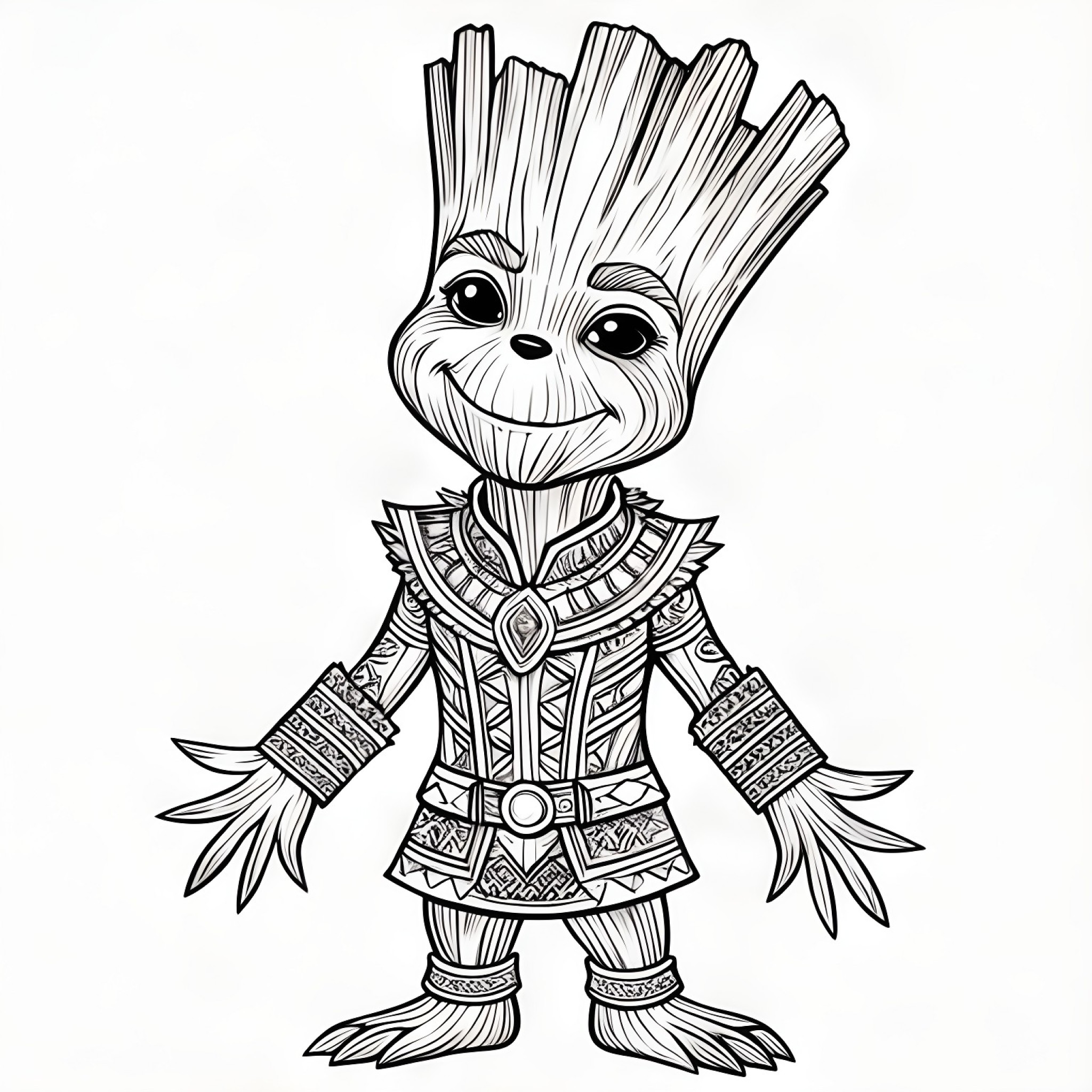 Best Groot Coloring Pages (Free Printable PDF)