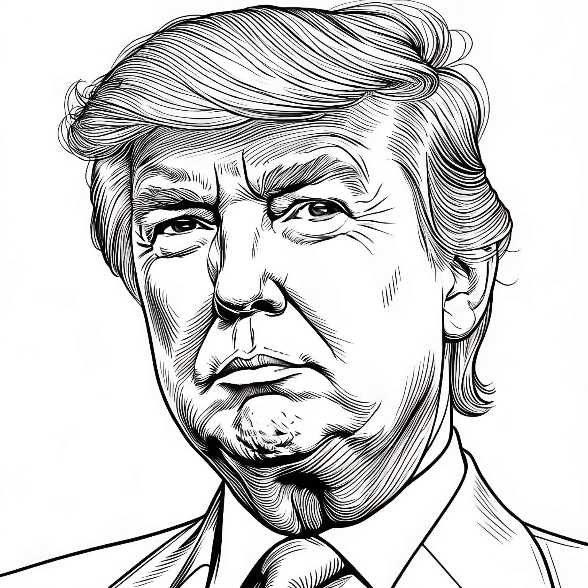 Best Donald Trump Coloring Pages (Free Printable PDF)