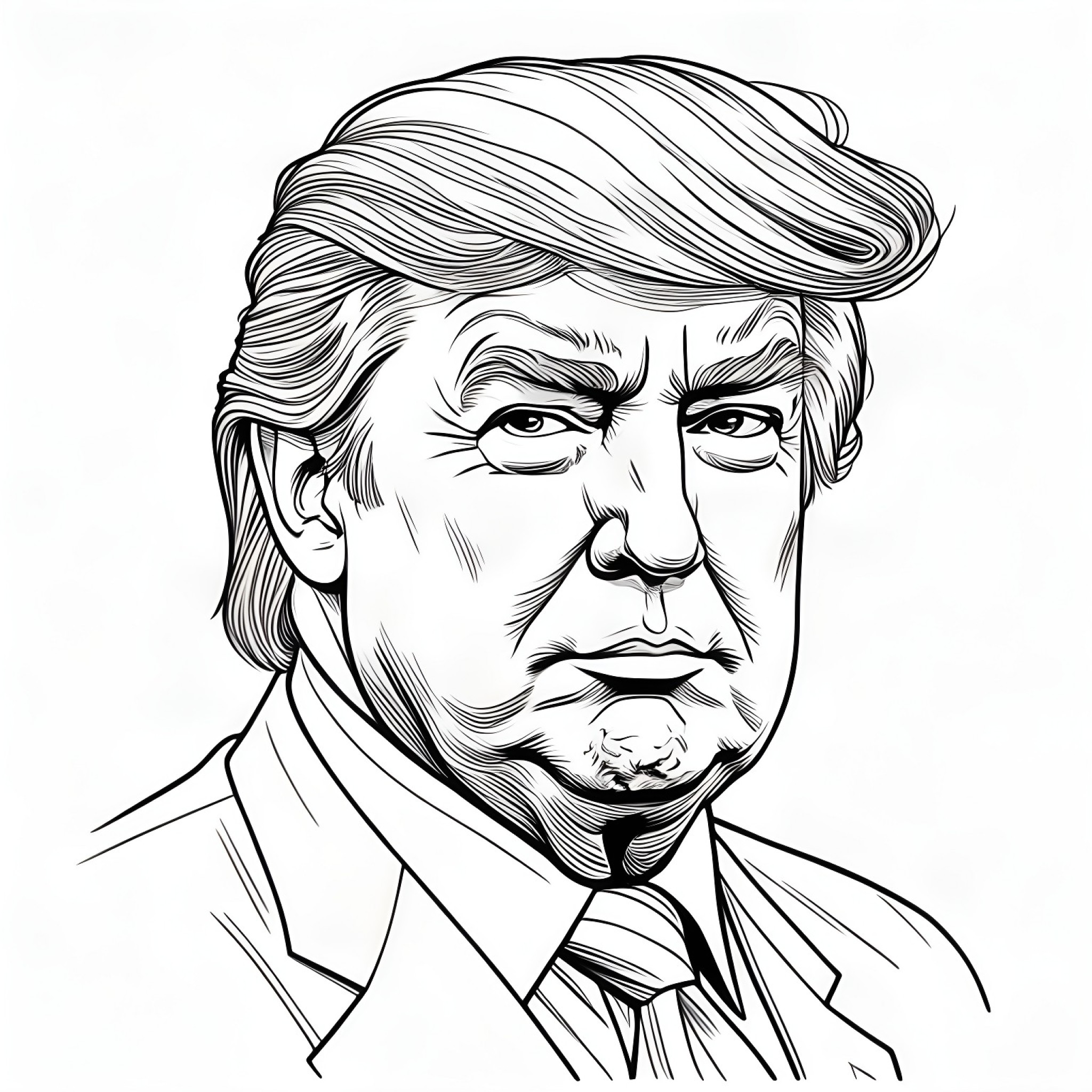 Best Donald Trump Coloring Pages (Free Printable PDF)
