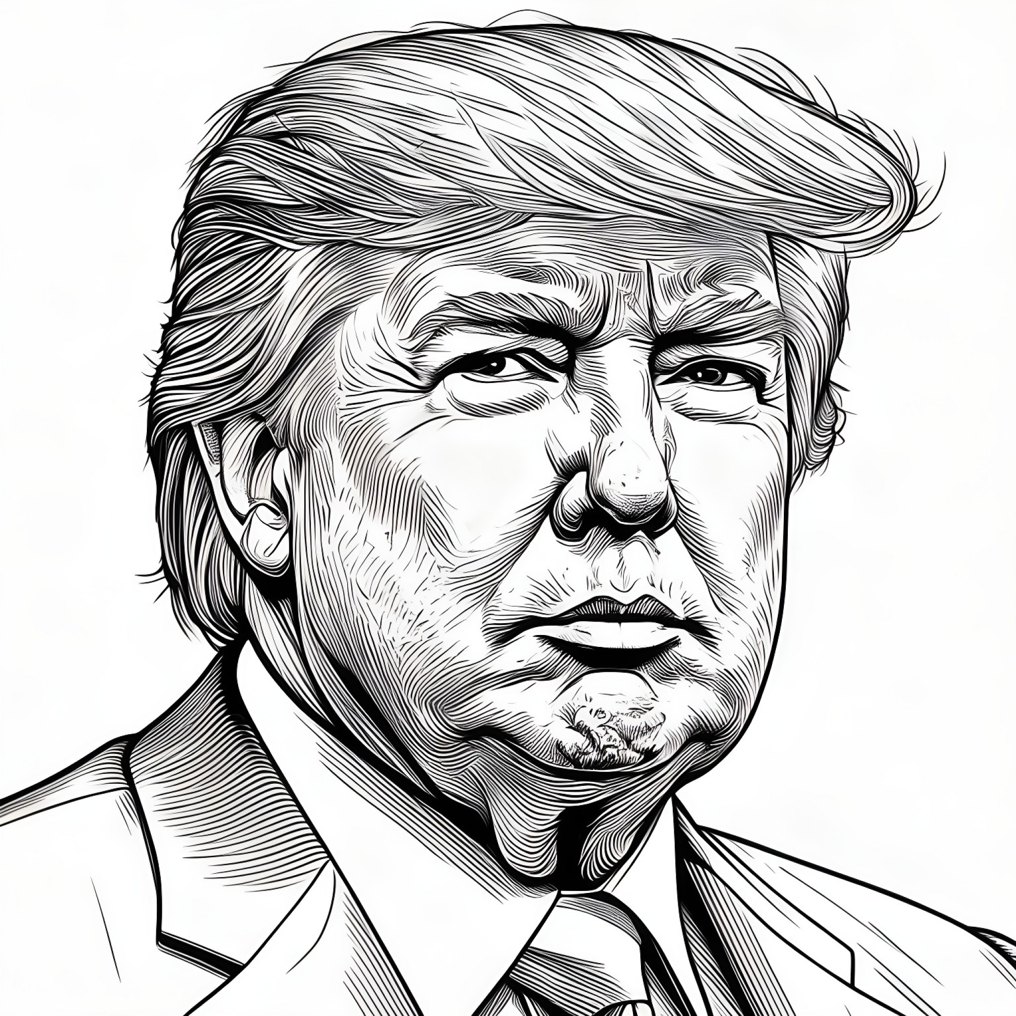 Best Donald Trump Coloring Pages (Free Printable PDF)