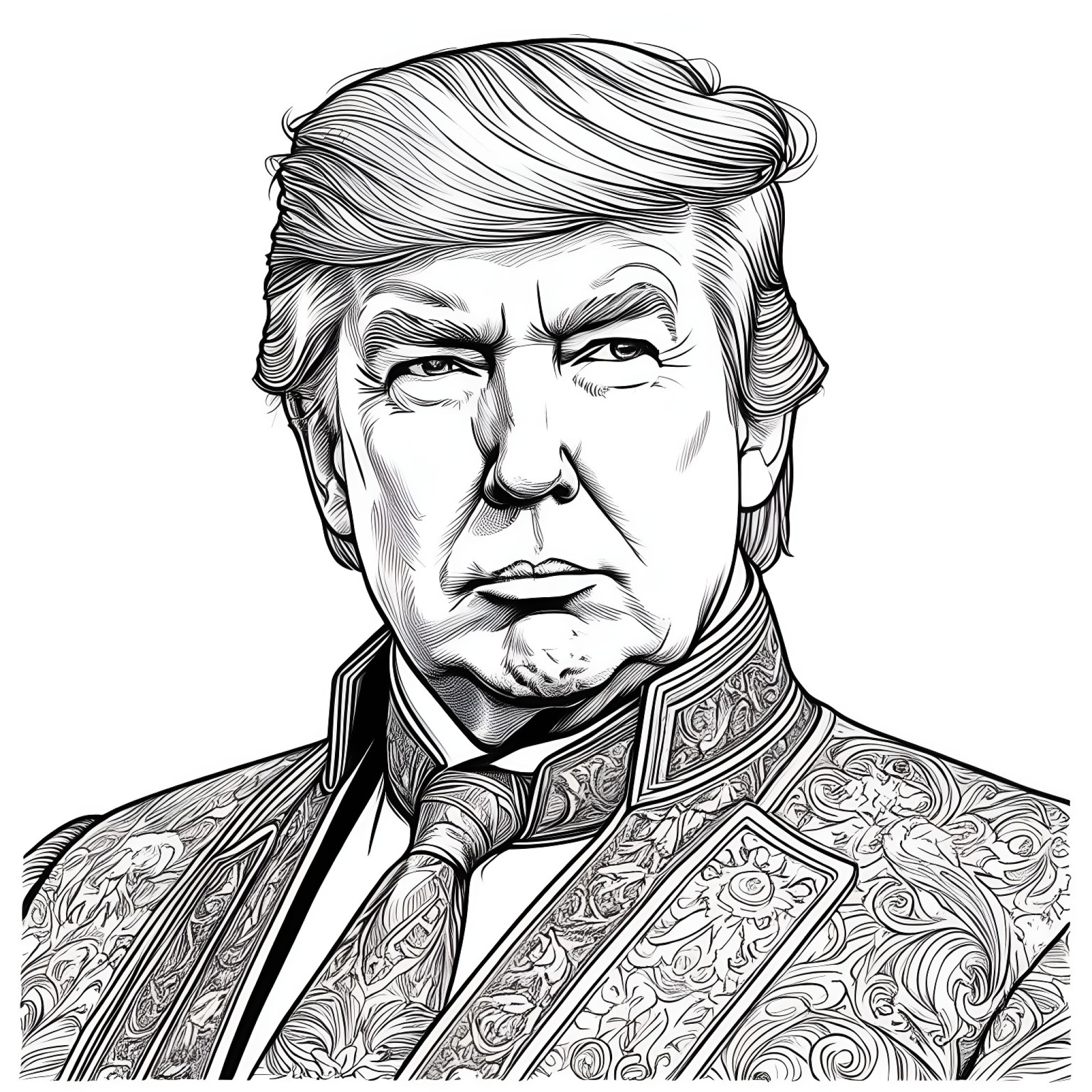 Best Donald Trump Coloring Pages (Free Printable PDF)
