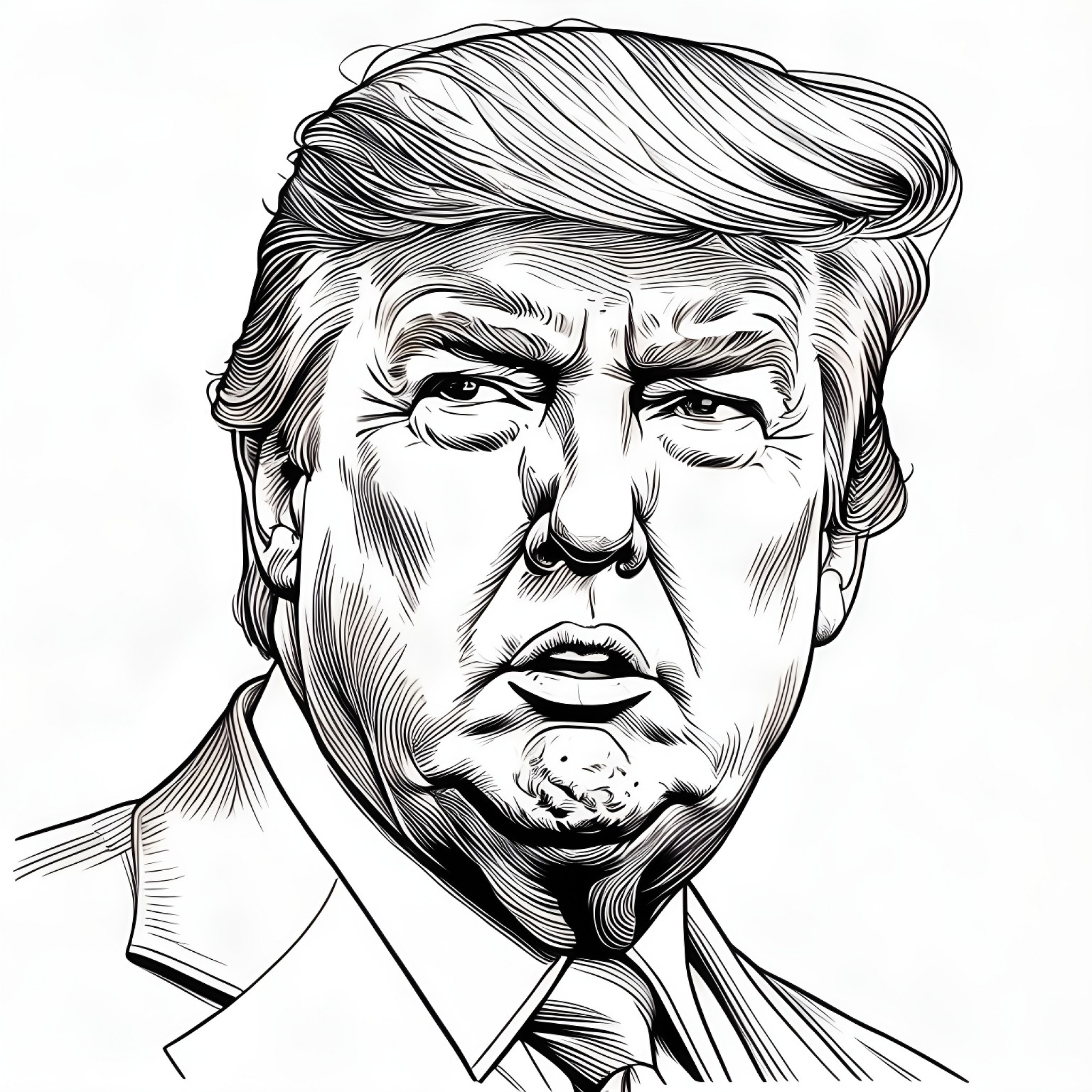 Best Donald Trump Coloring Pages (Free Printable PDF)