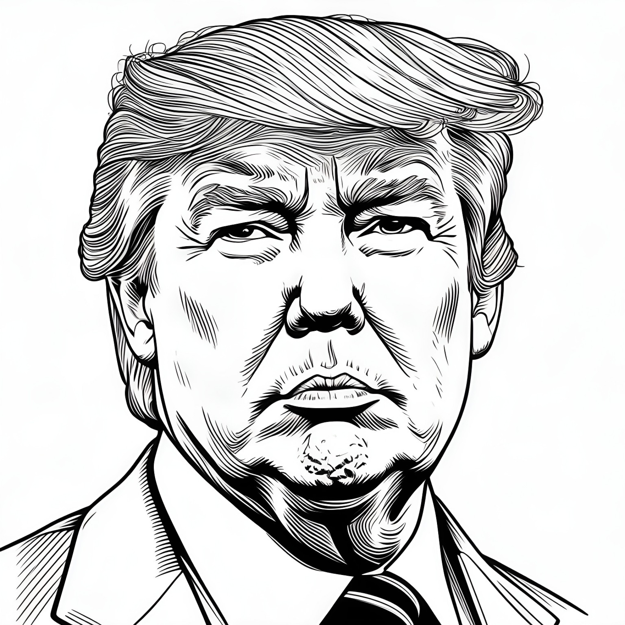 Best Donald Trump Coloring Pages (Free Printable PDF)