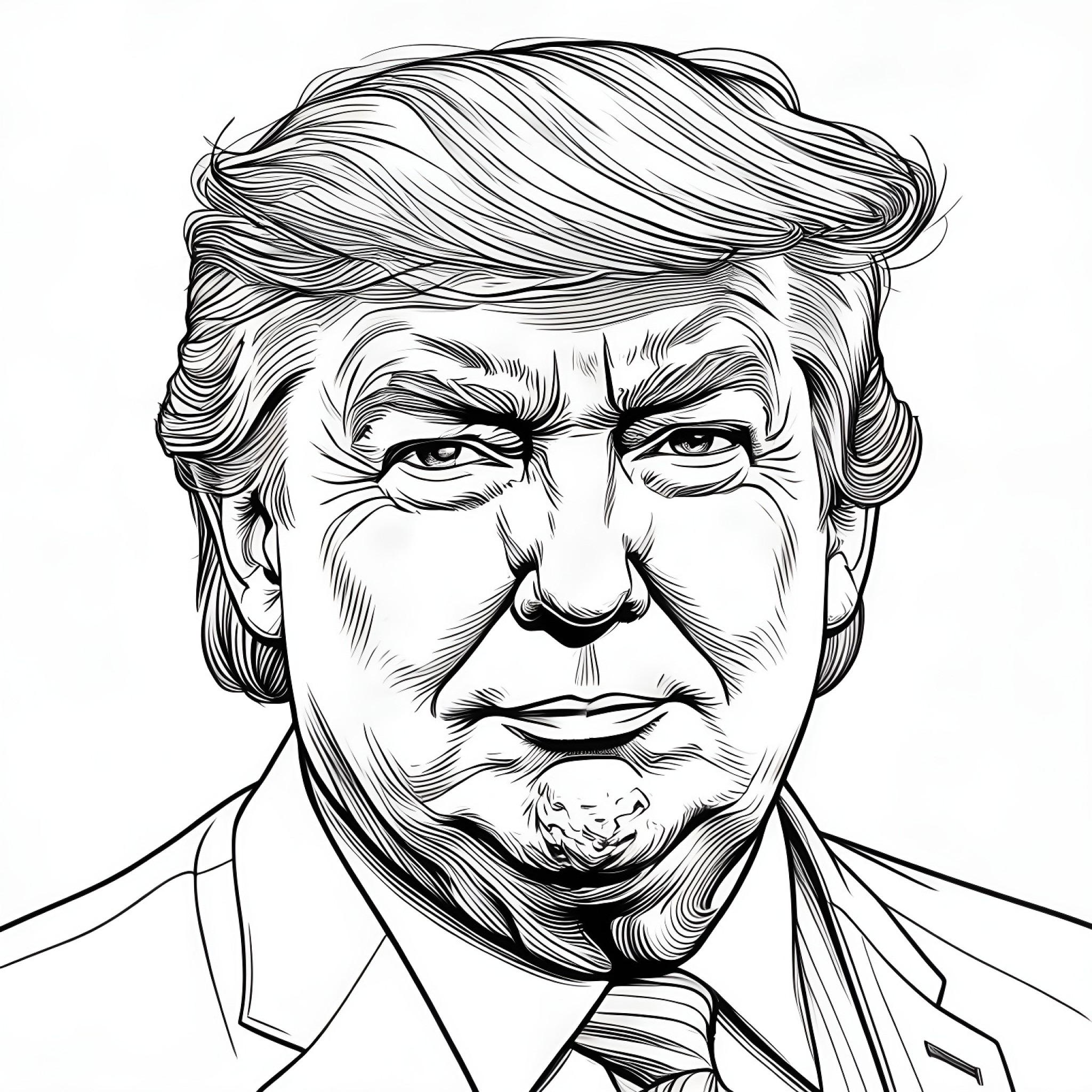 Best Donald Trump Coloring Pages (Free Printable PDF)