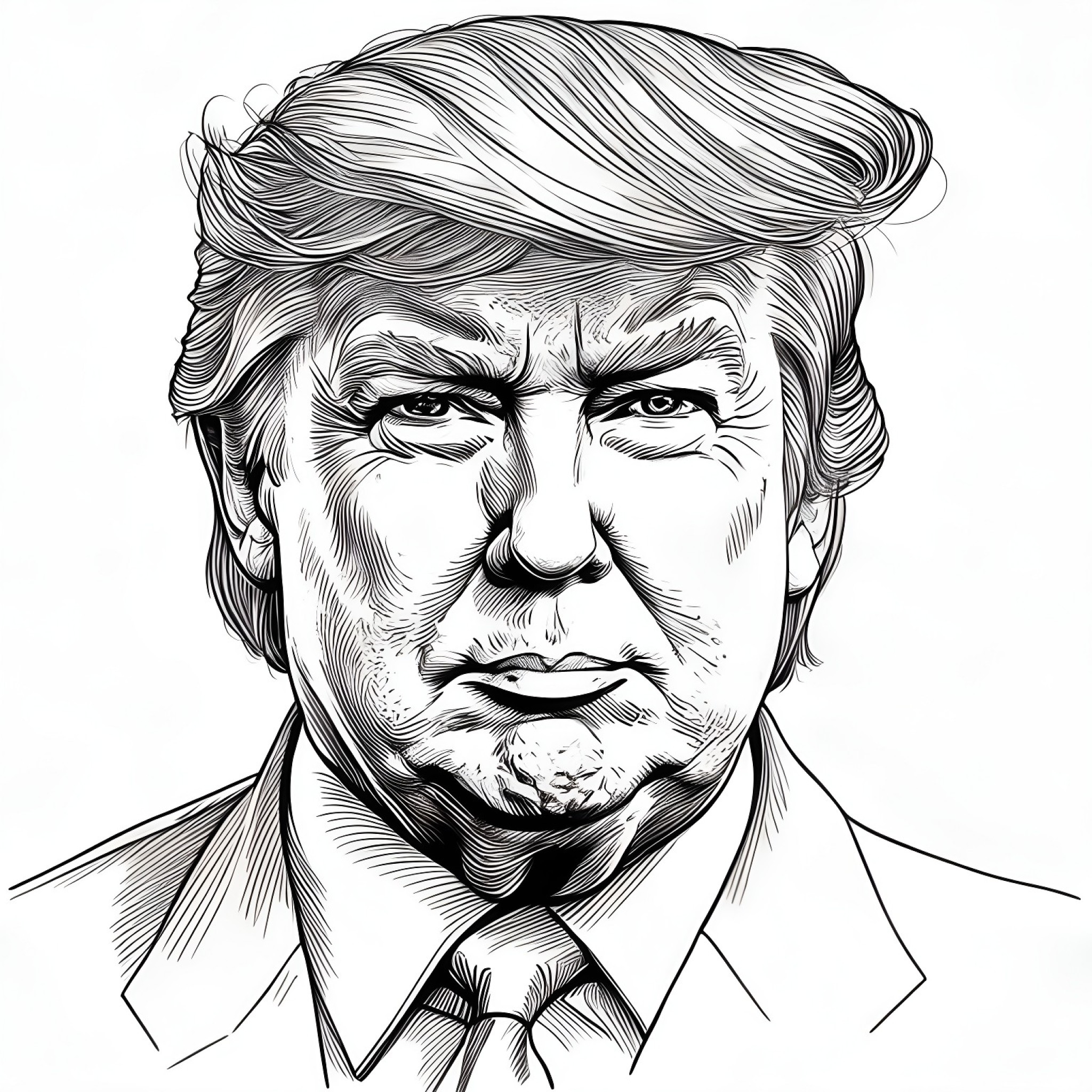 26 Best Donald Trump Coloring Pages (free Printable Pdfs)