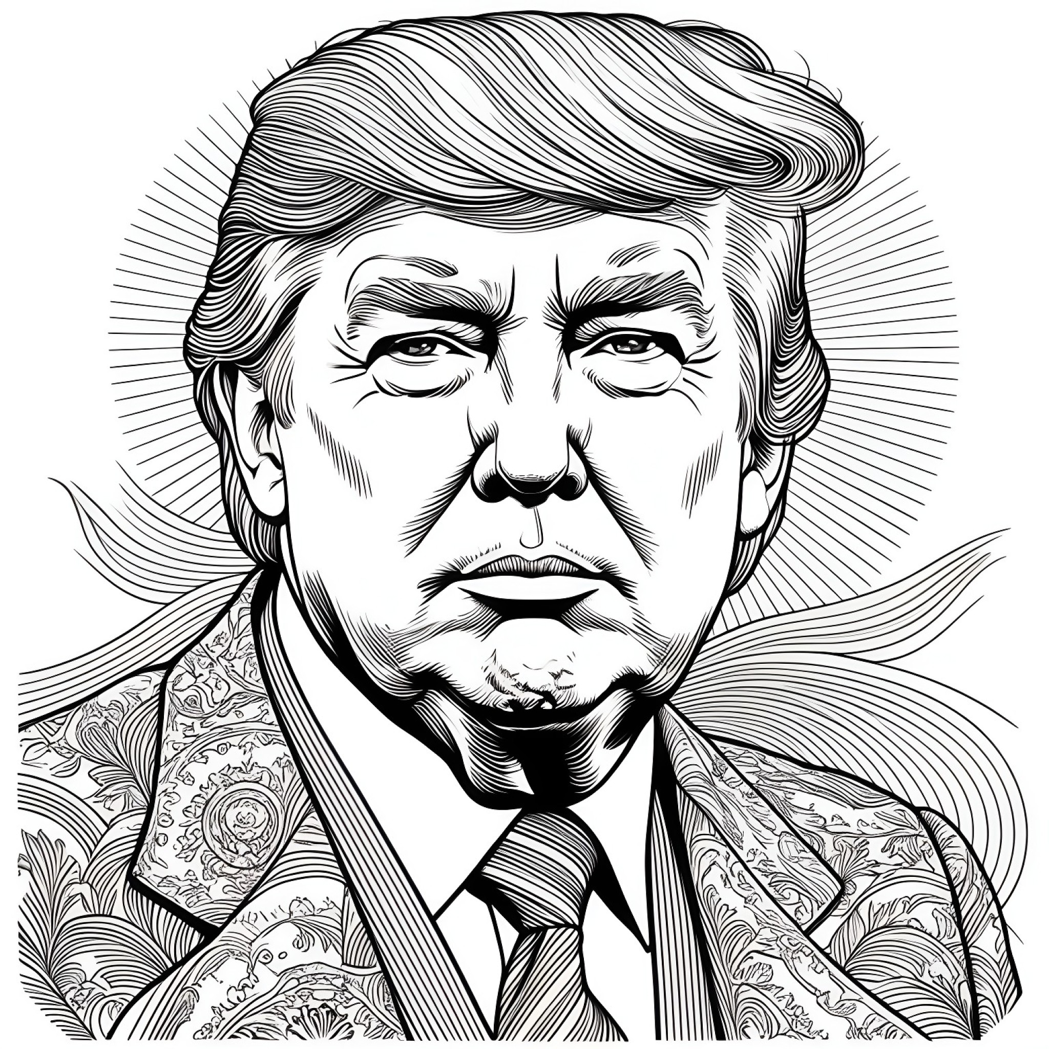 Best Donald Trump Coloring Pages (Free Printable PDF)