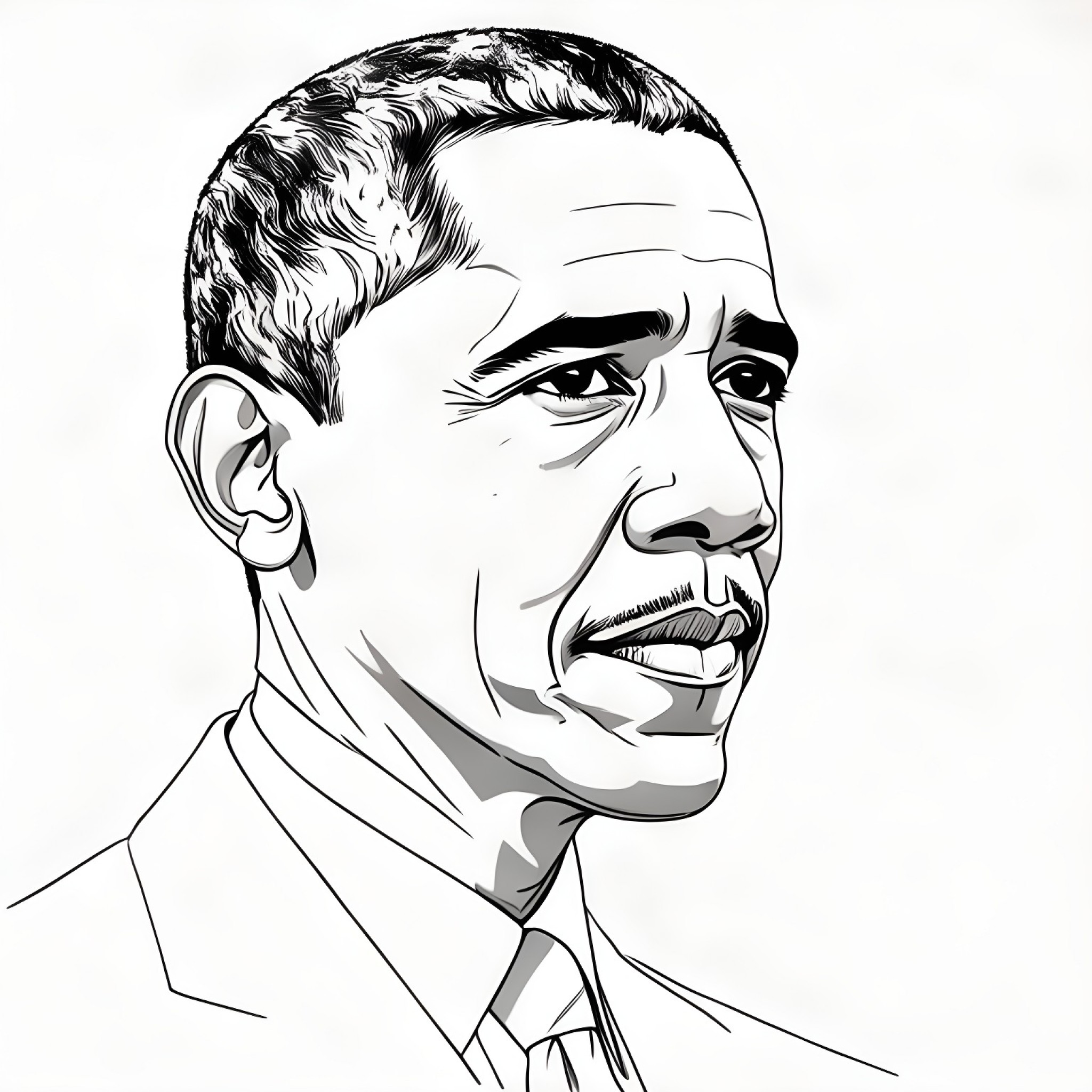 Best Barack Obama Coloring Pages (Free Printable PDF)