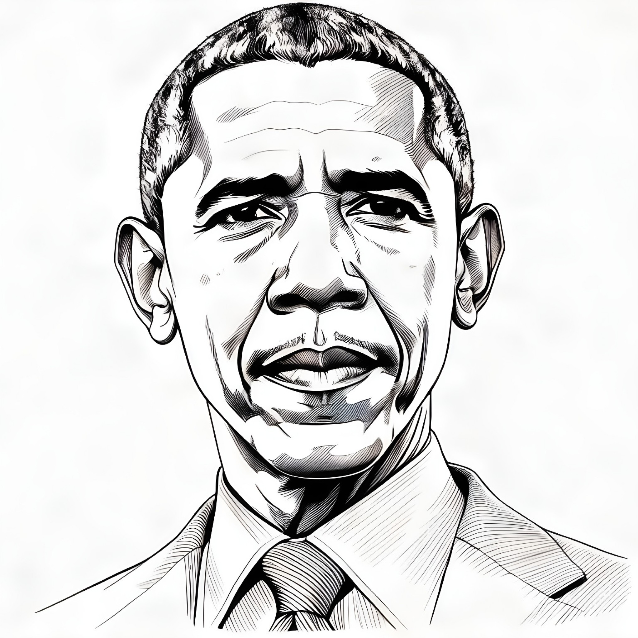 Best Barack Obama Coloring Pages (Free Printable PDF)