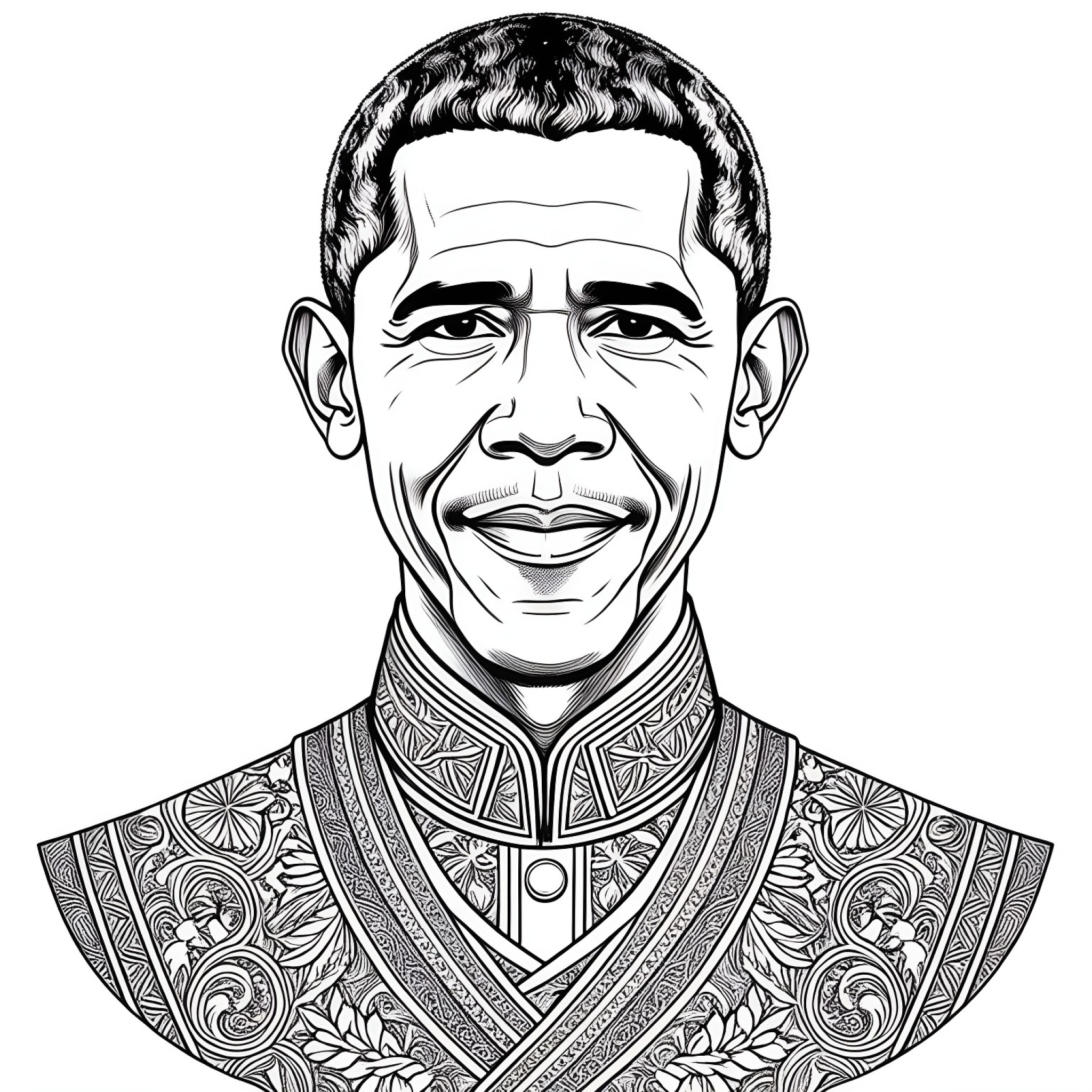 Best Barack Obama Coloring Pages (Free Printable PDF)