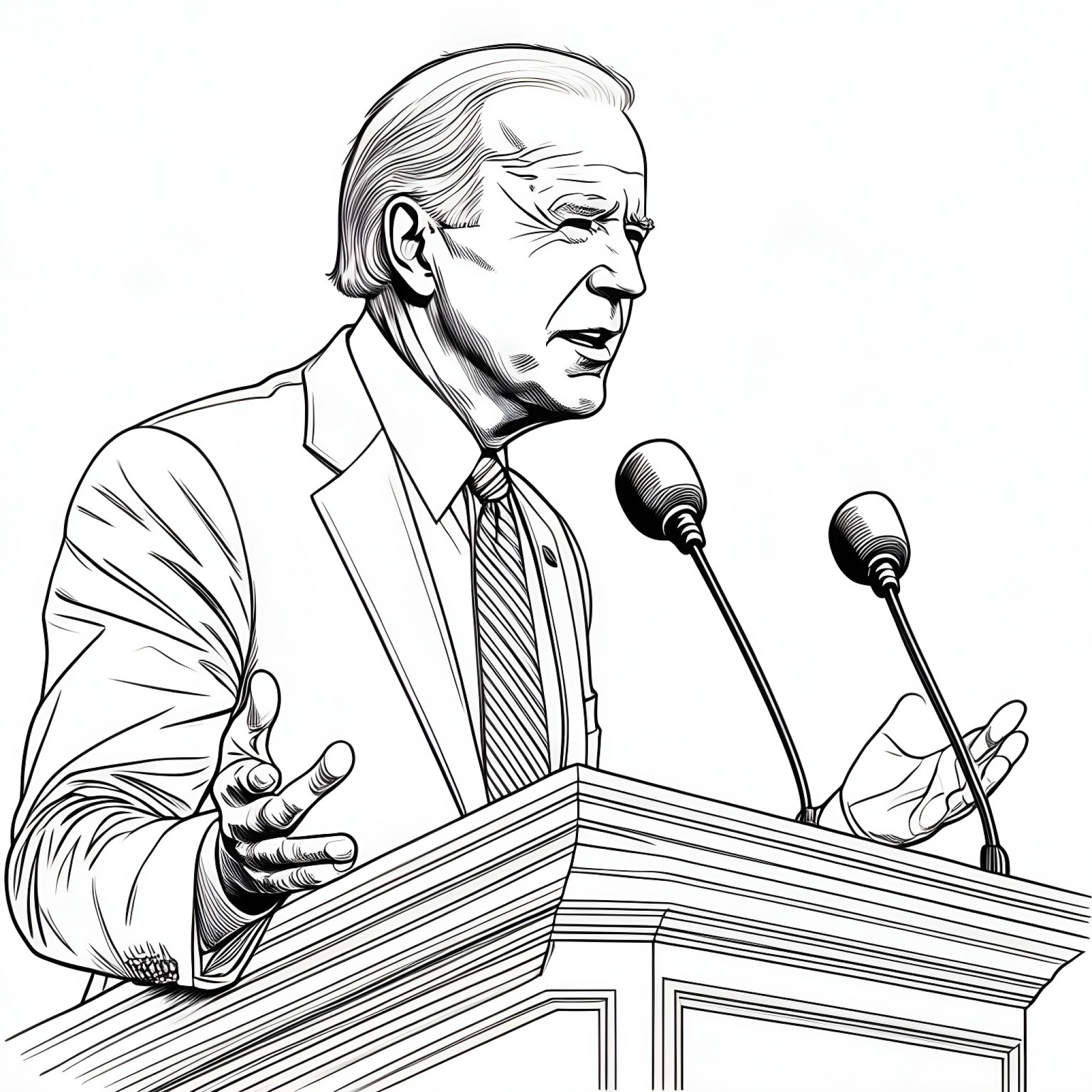 Best Joe Biden Coloring Pages (Free Printable PDF)
